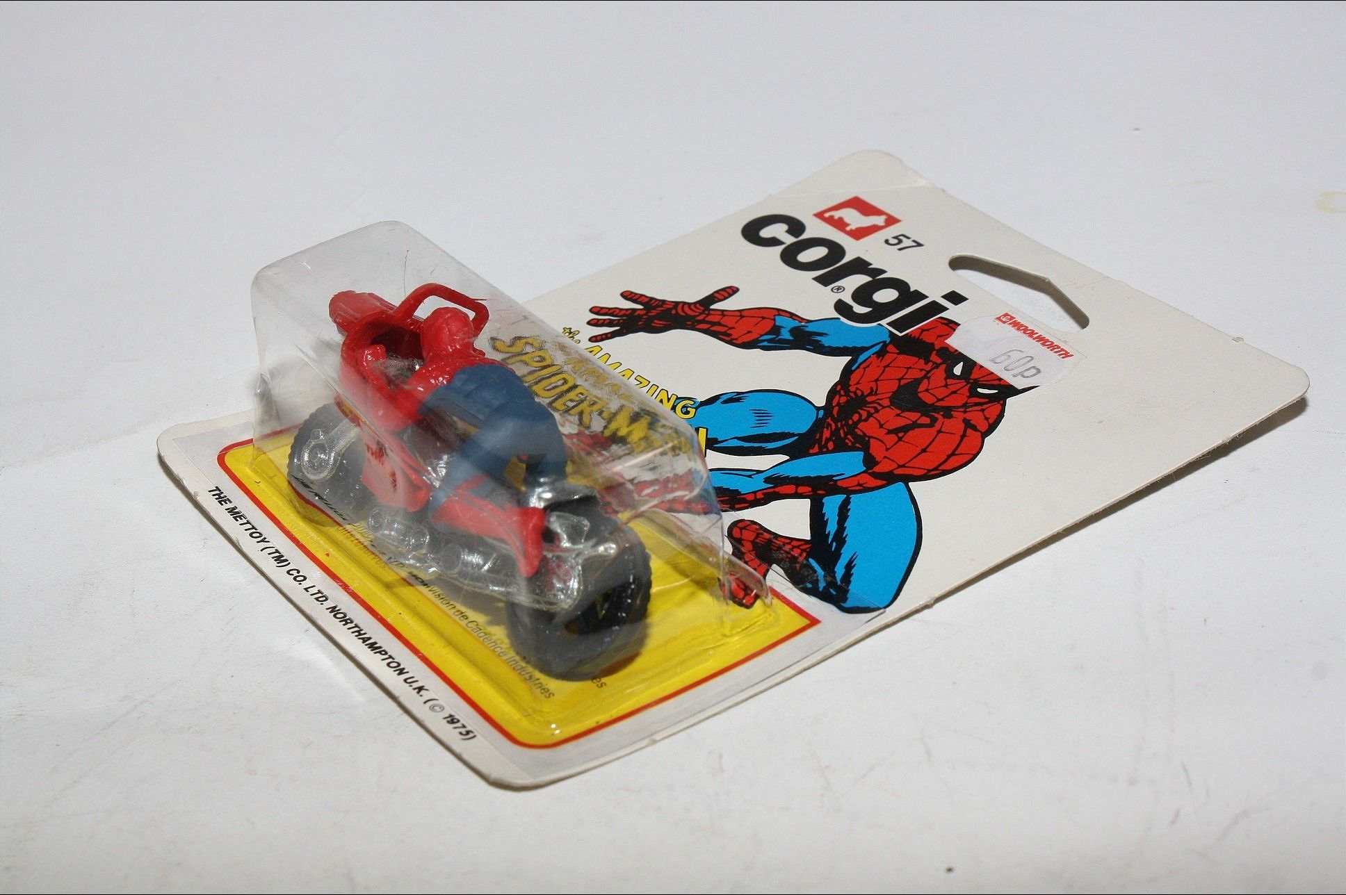 Corgi Juniors 57 Spiderman Bike,Mint on VNM Sealed Blister Pack | DB ...