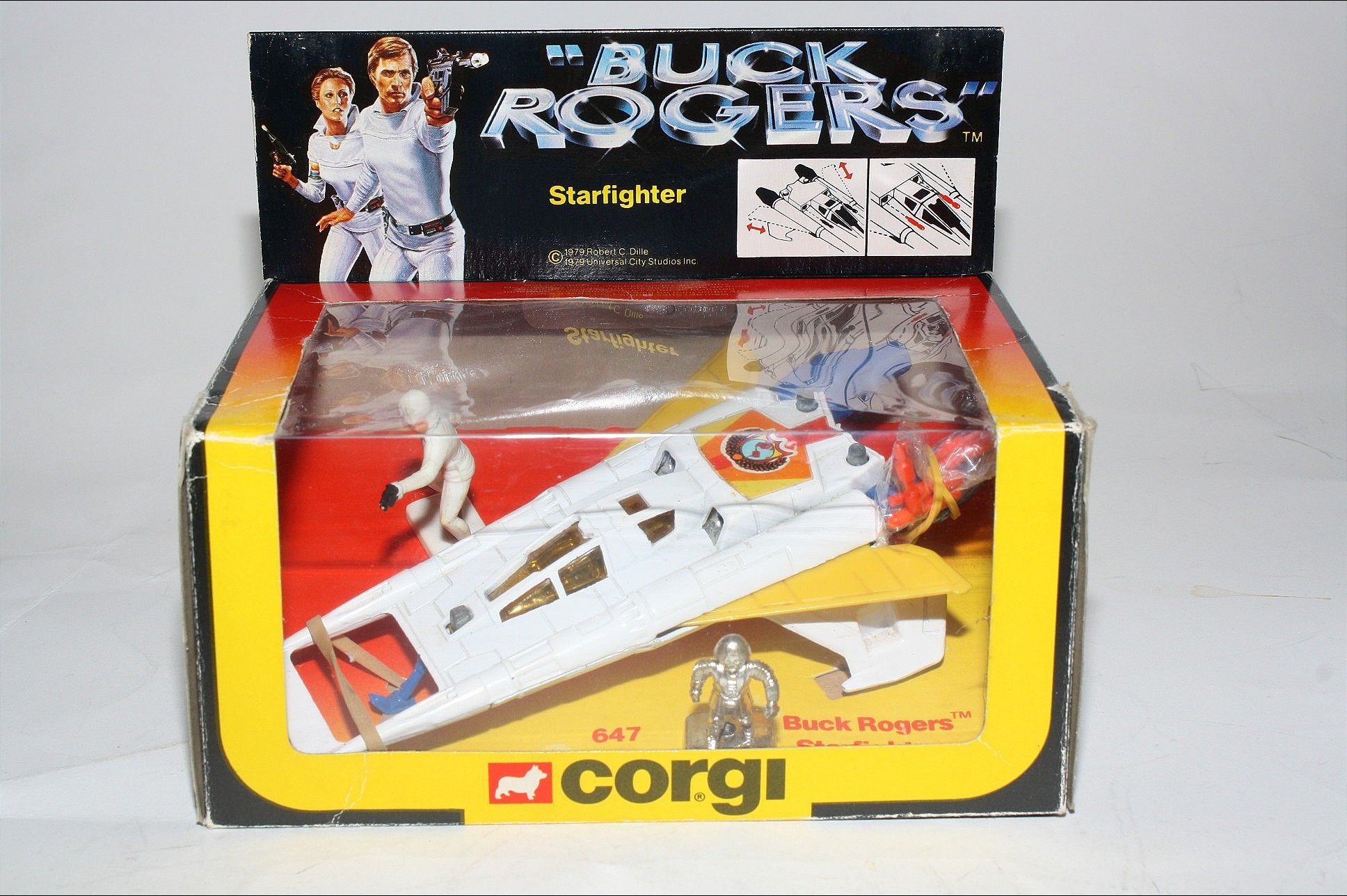 Corgi 647 Buck Rogers Starfighter, Mint in Original Box | DB Collectables