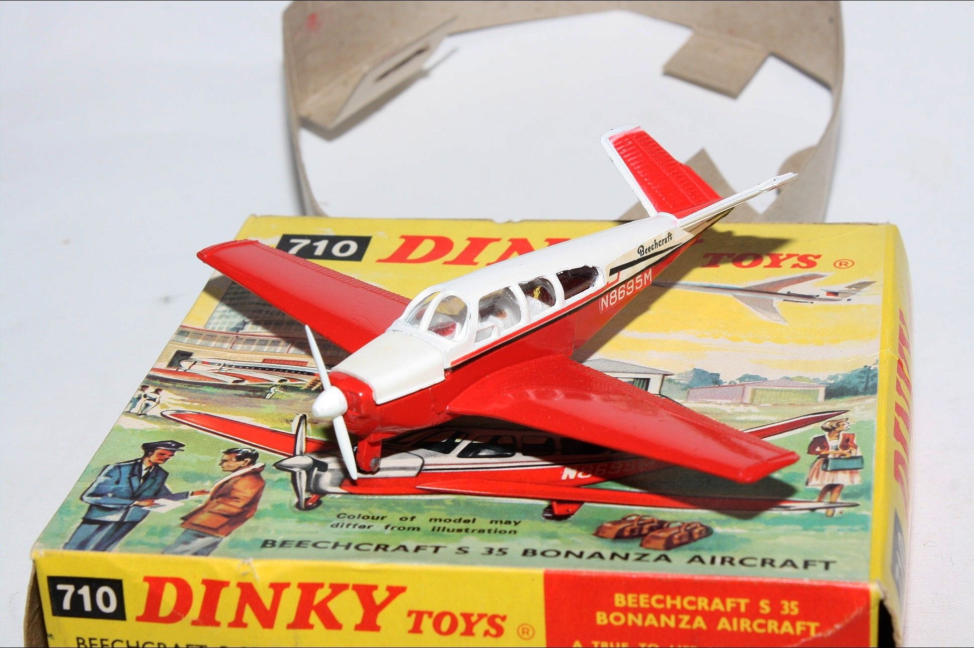 Dinky 710 Beechcraft S.35 Bonanza, min t in Good Original Box | DB ...
