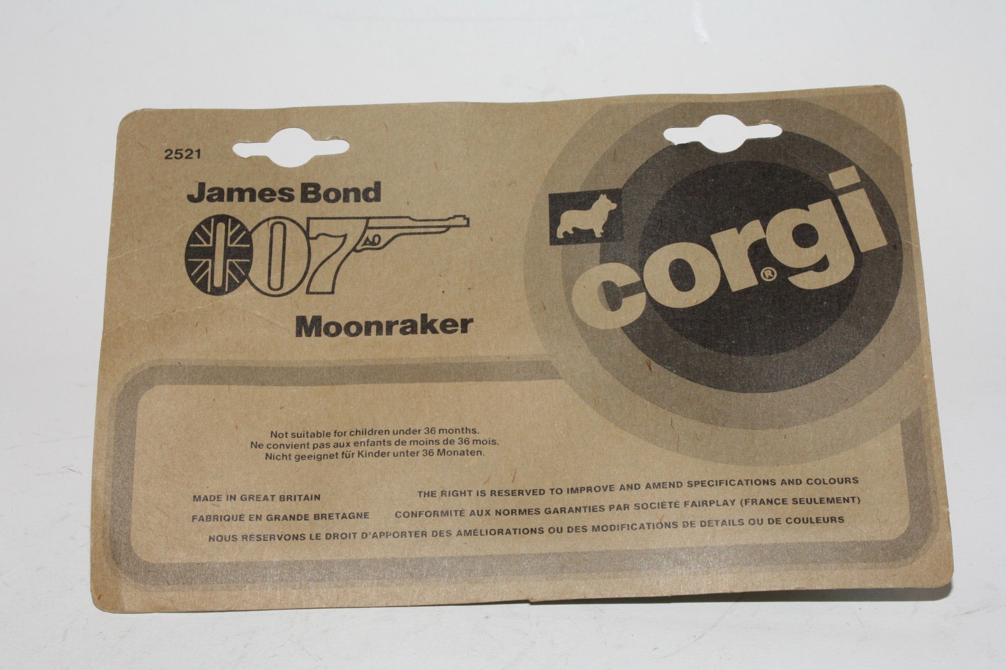 Corgi Juniors 2521 James Bond Moonraker Twin Pack, Mint in Good Sealed ...