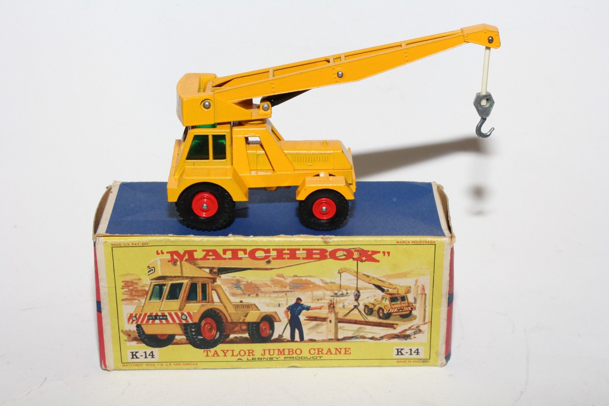 Matchbox K-14 King Size Jumbo Crane, VNMin Original Box | DB Collectables