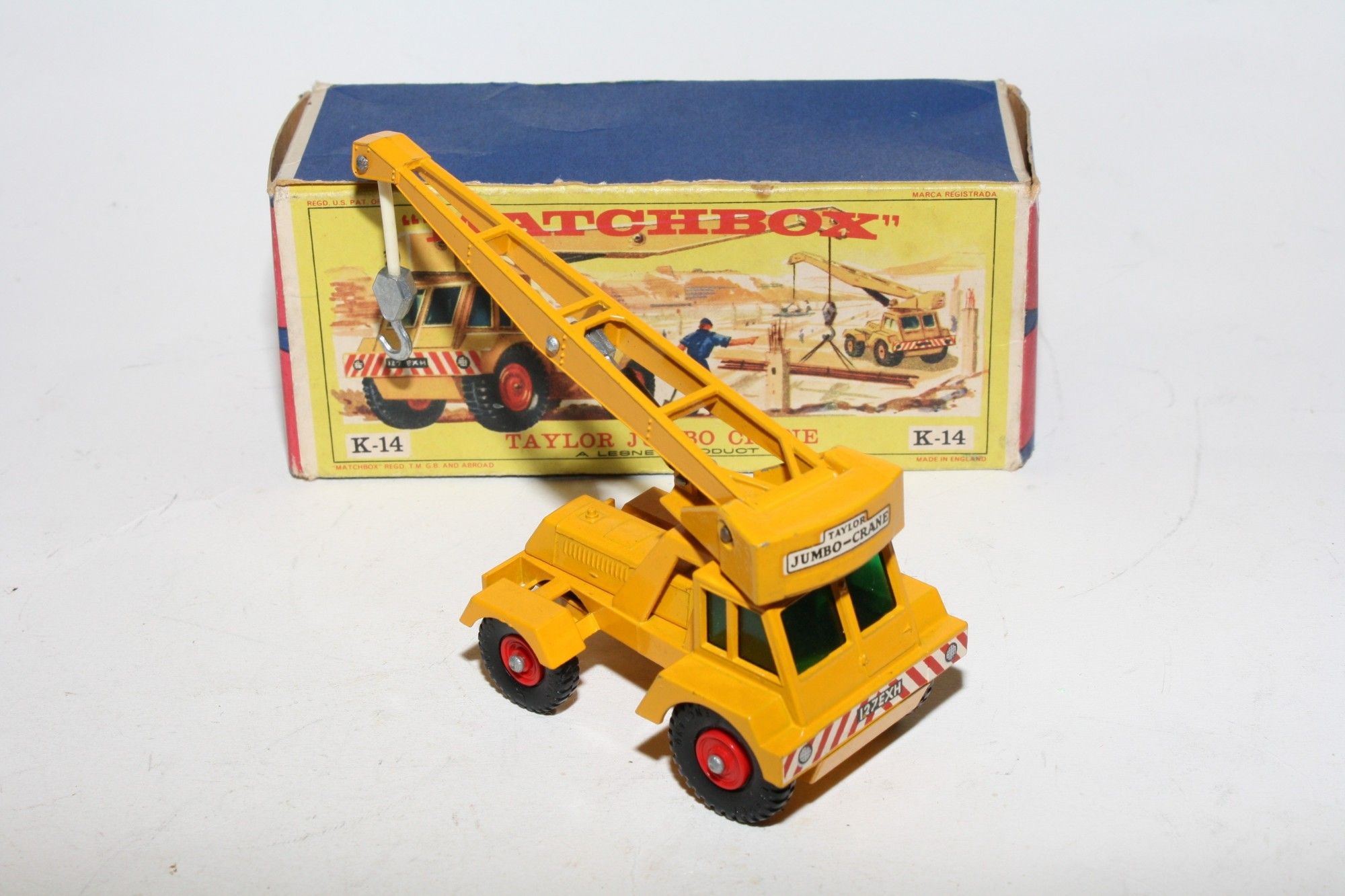 Matchbox K-14 King Size Jumbo Crane, VNMin Original Box | DB Collectables
