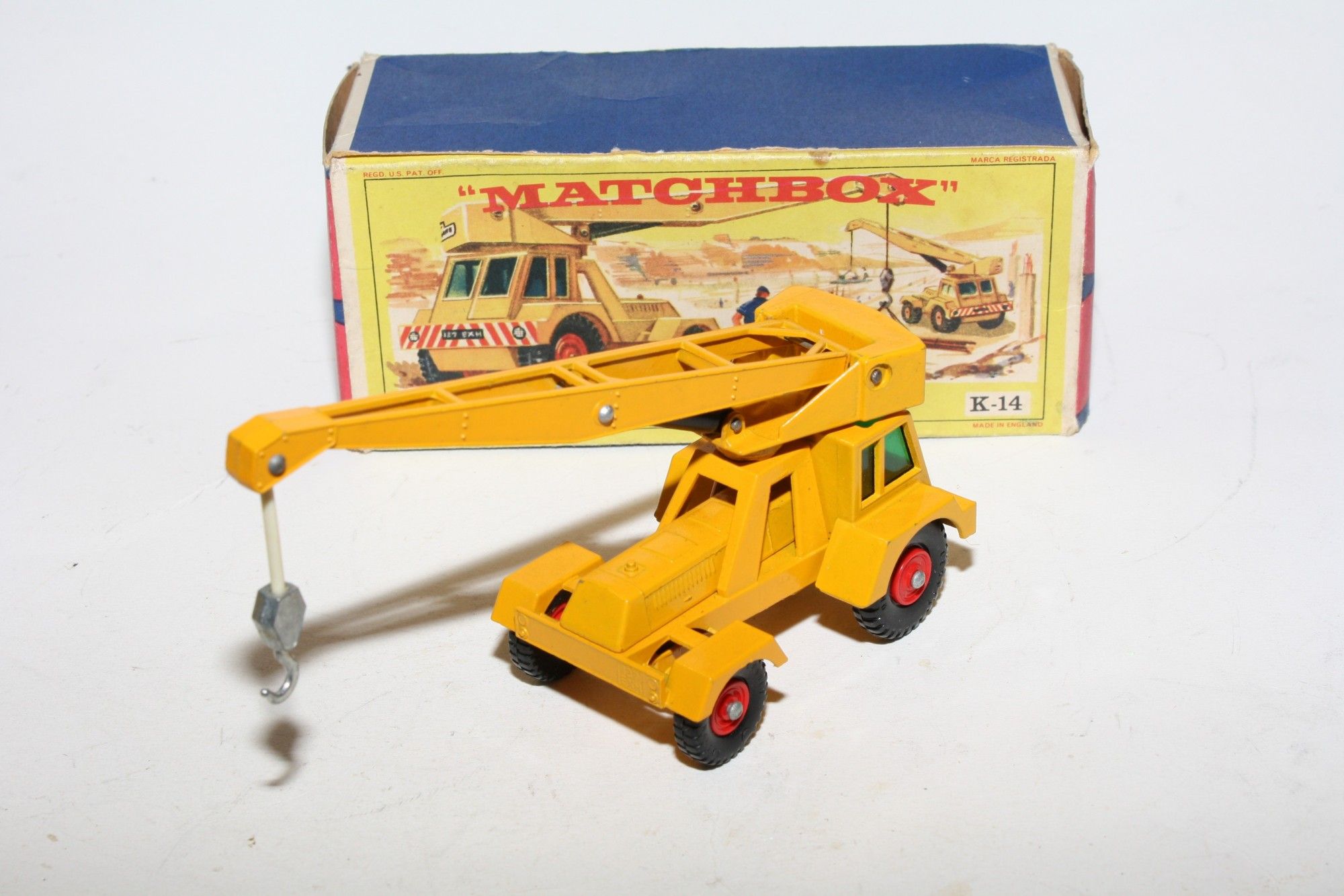 Matchbox K-14 King Size Jumbo Crane, VNMin Original Box | DB Collectables