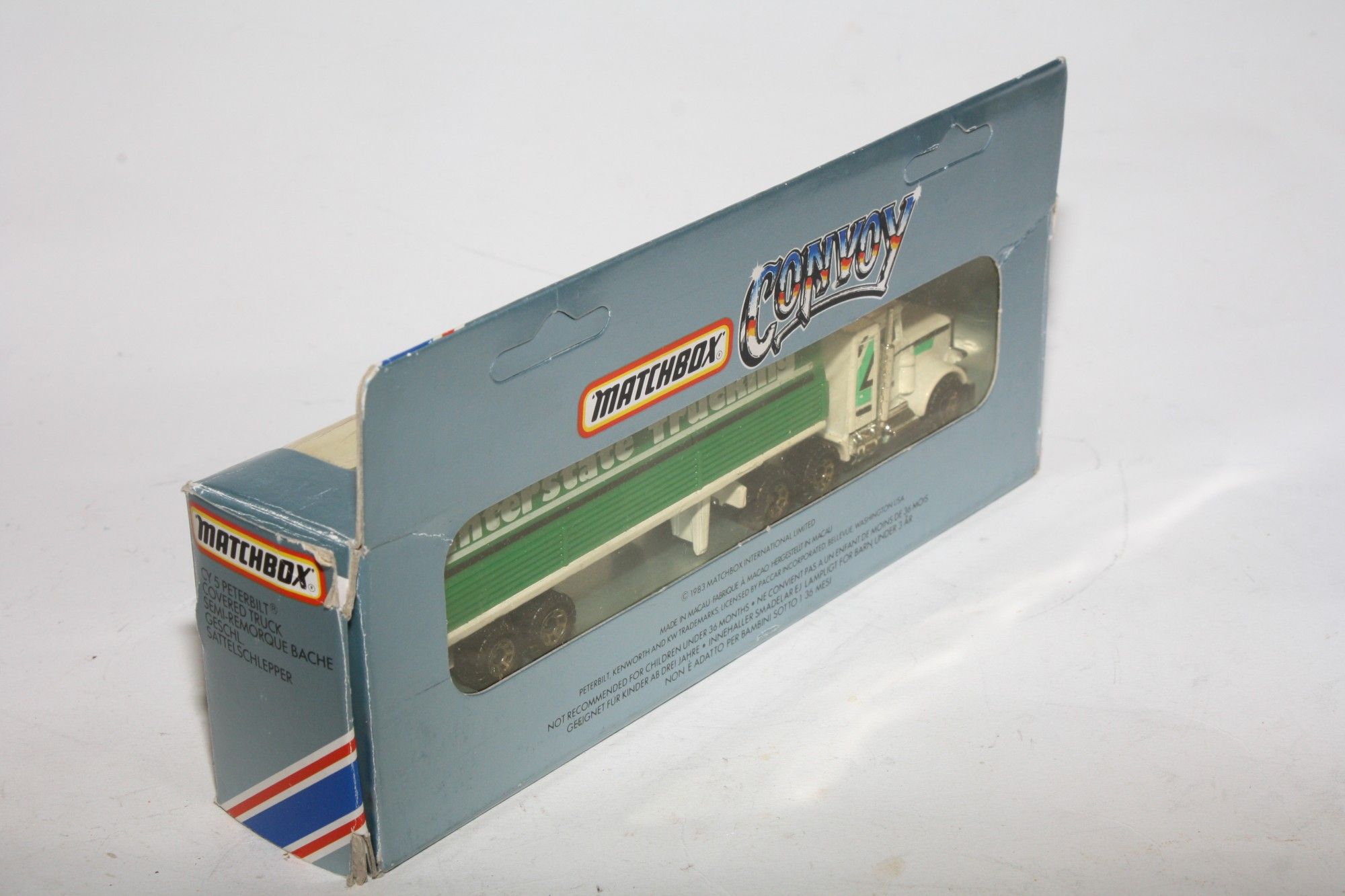 Matchbox CY5 Convoy, Peterbilt Covered Wagon, Mint in Original Box | DB ...