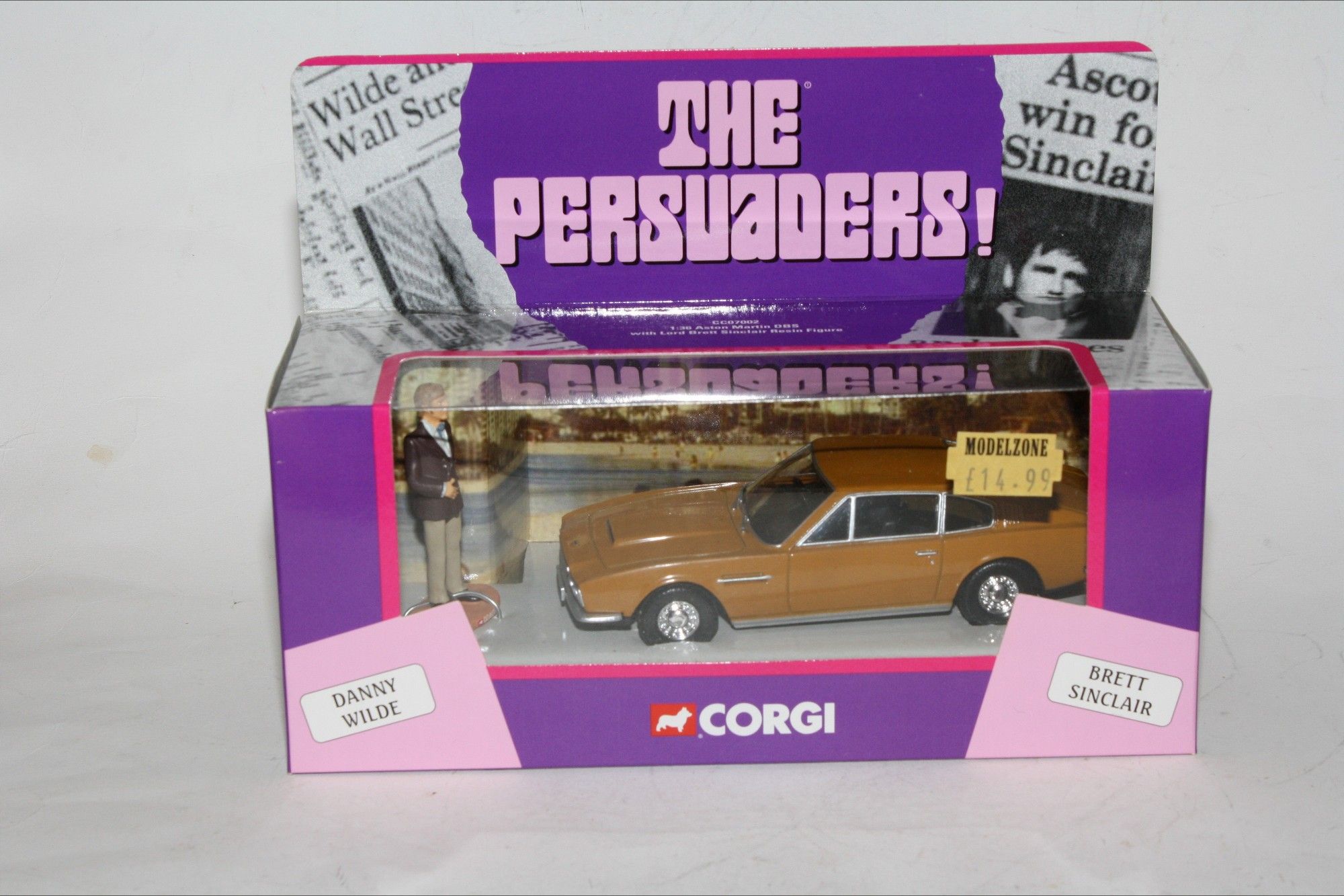 Corgi CC07002 The Persuaders Aston Martin DBS & Figure, MIB | DB ...