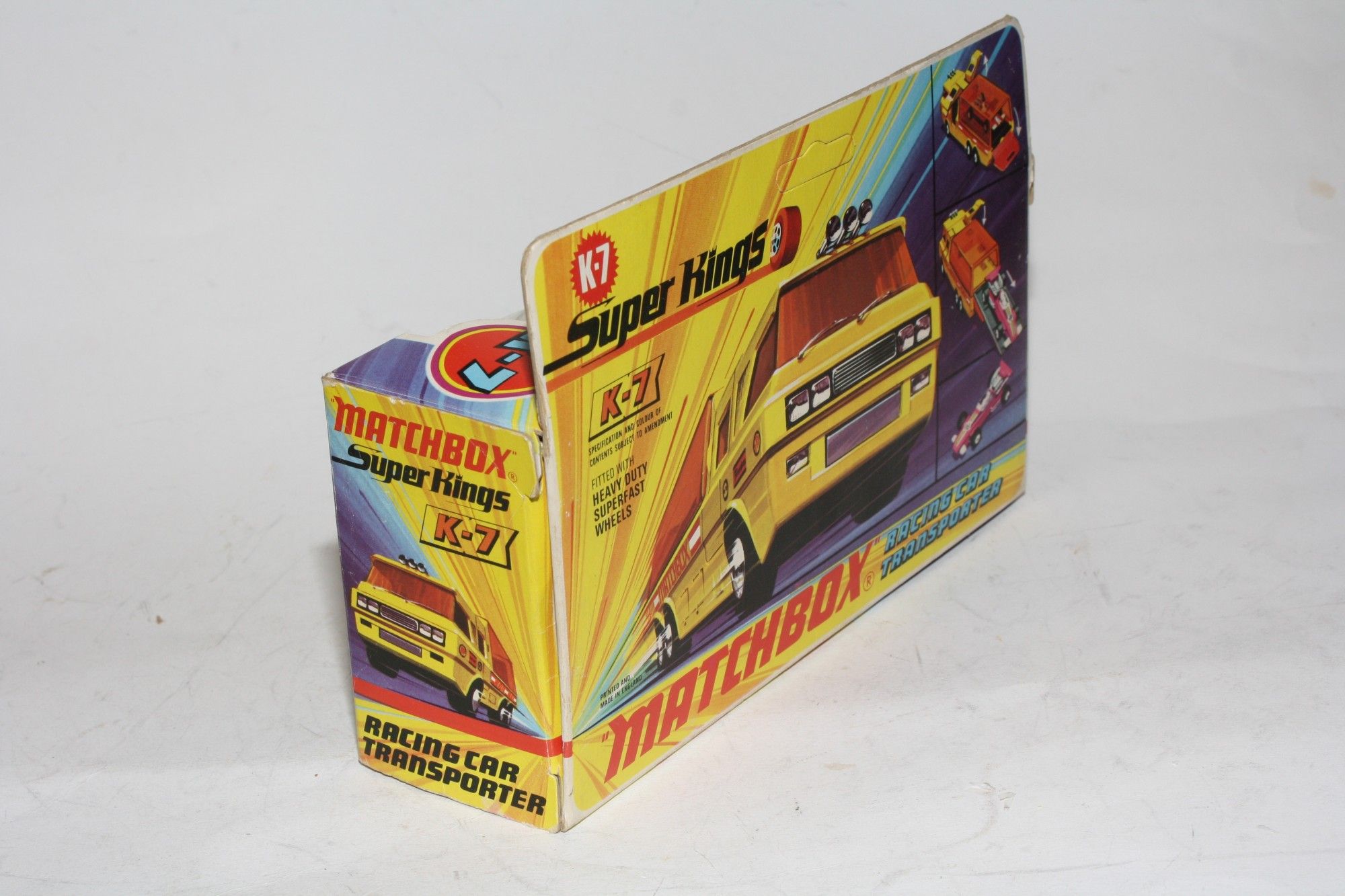 Matchbox Super Kings K-7 Racing Transporter, Mint in VNM Original Box ...