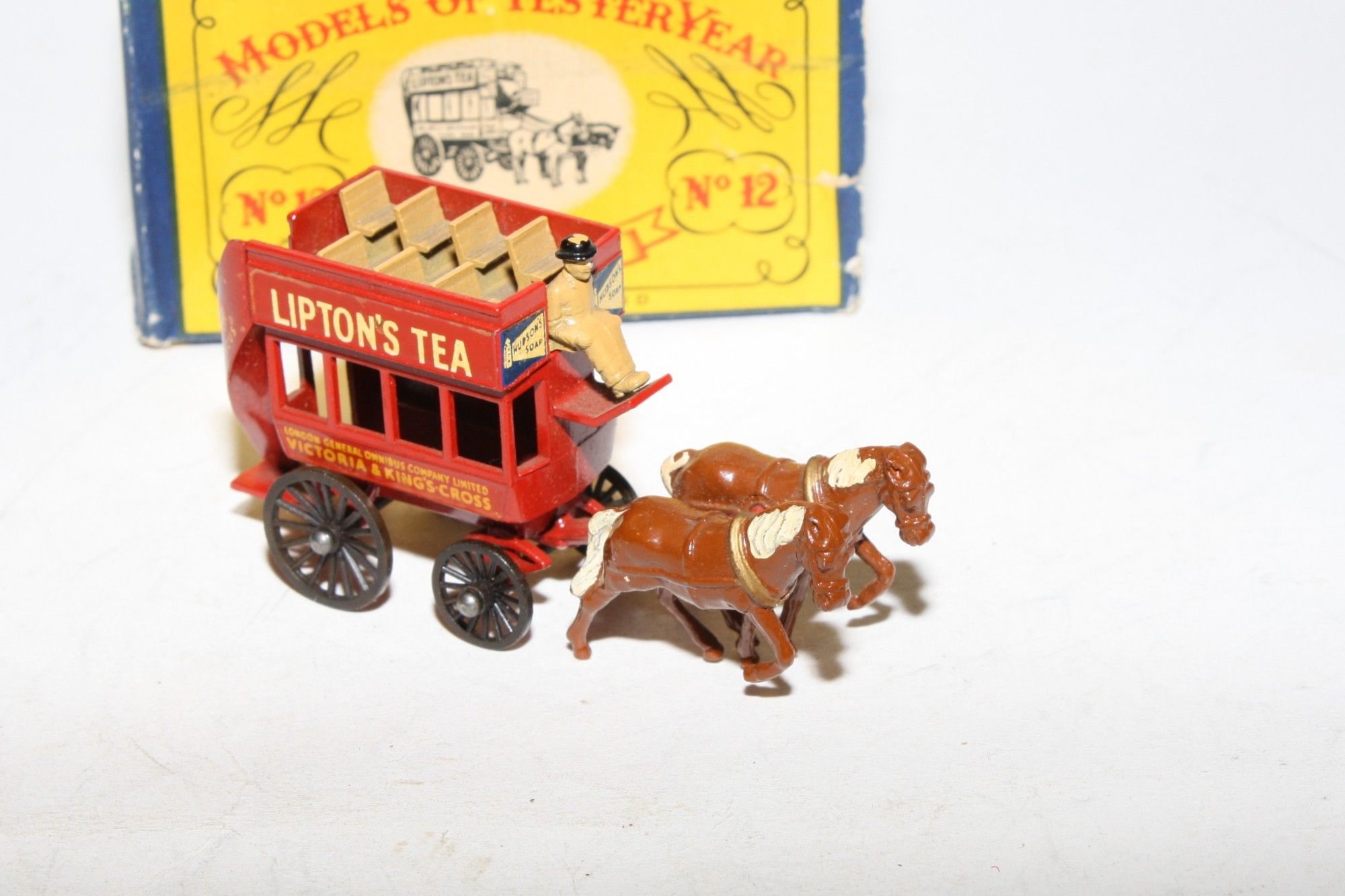 Matchbox Yesteryear Y12 Horse Drawn Bus, Mint in Original Box | DB ...