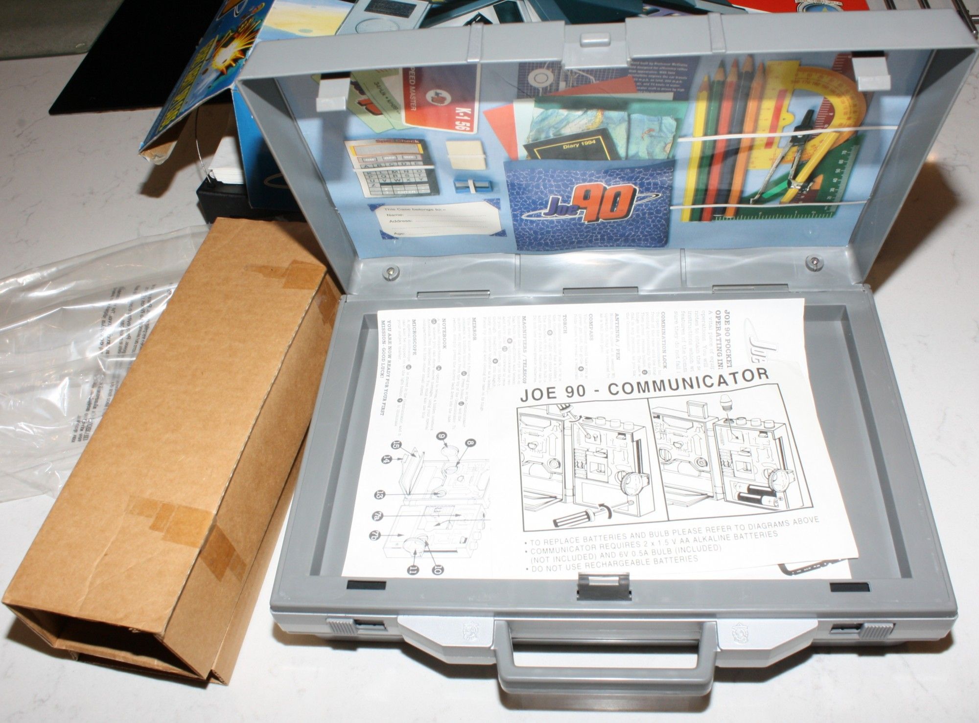 Joe 90 Secret Agent Spy Case (Vivid Imaginations) Mint in VNM Original ...