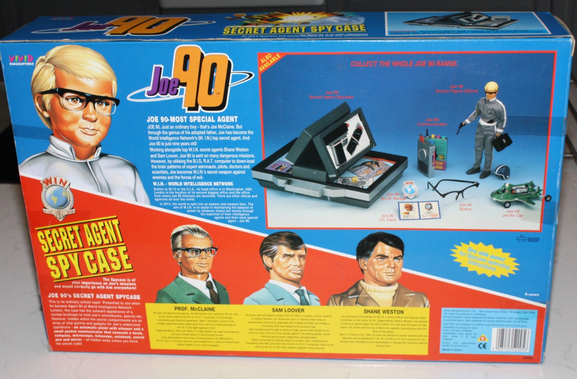 Joe 90 Secret Agent Spy Case (Vivid Imaginations) Mint in VNM Original ...