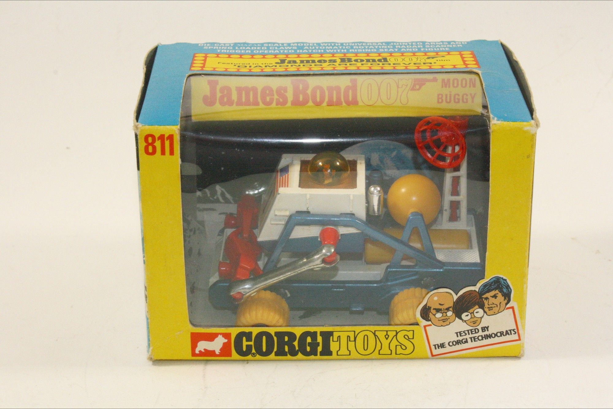 Corgi 811 James Bond Moon Buggy, VNM in Good Original Box | DB Collectables