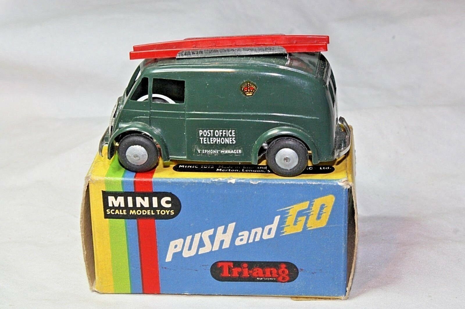 Triang Minic 3168 Post Office Telephone Push n Go Van Mint in Good ...