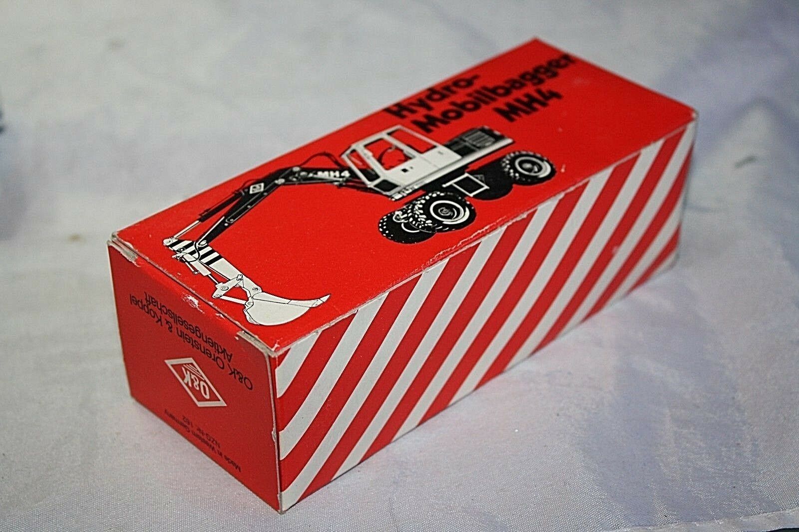 VINTAGE NZG O&K #162 HYDRO MOBILBAGGER MH4 DIGGER IN ORIGINAL BOX 1/50 ...