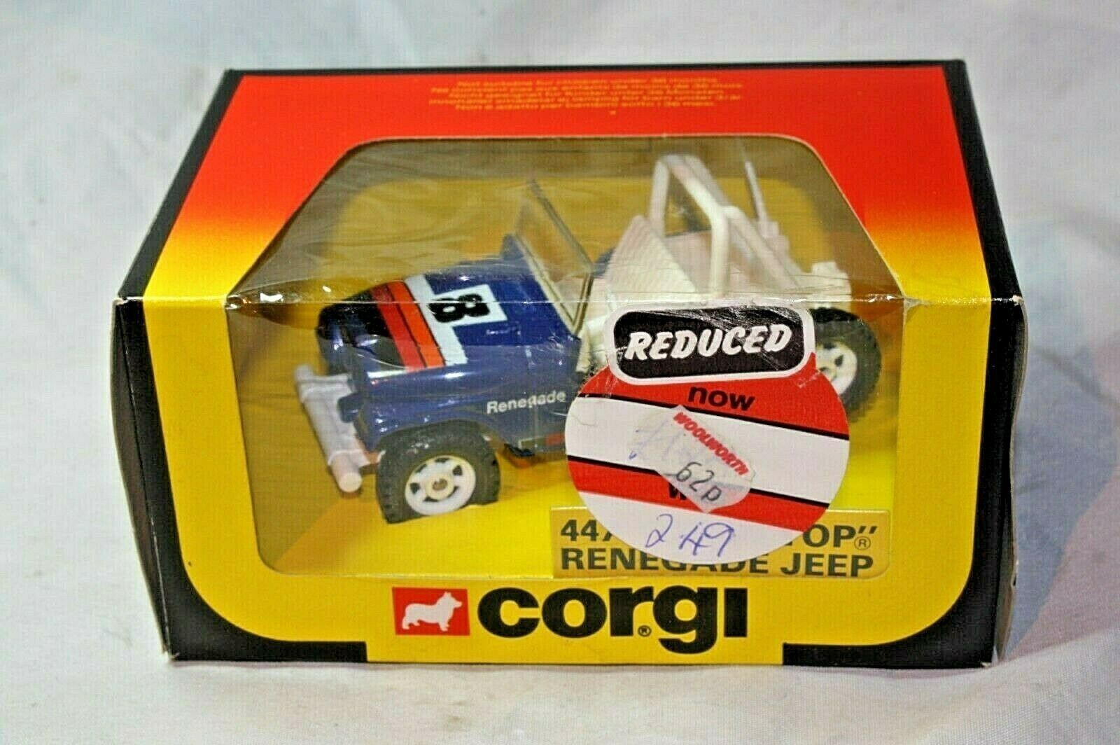 Corgi 447, Renegade Jeep, Mint in Excellent Original Box | DB Collectables