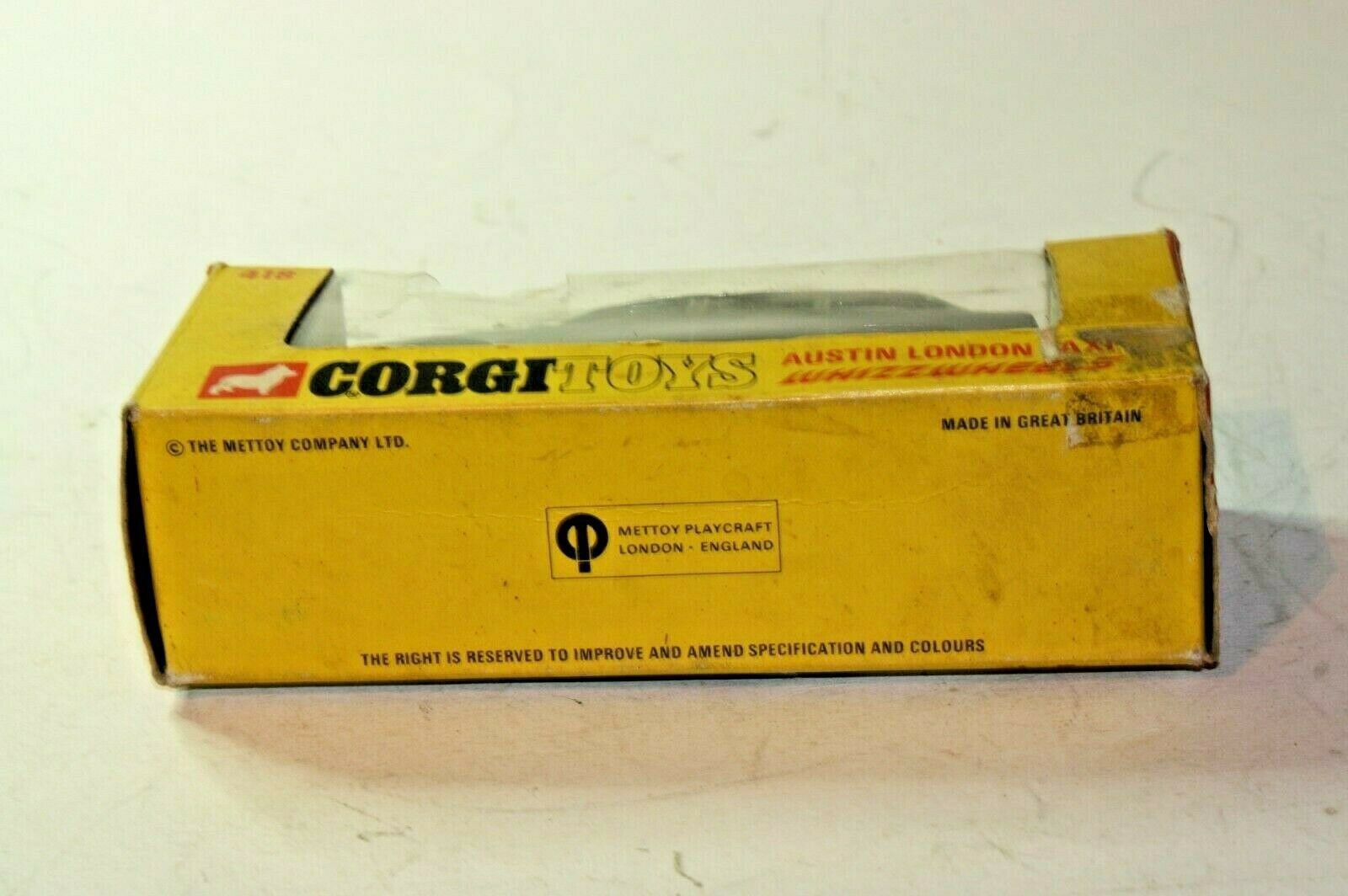Corgi 418 Austin London Taxi, Mint Condition in Original Box | DB ...