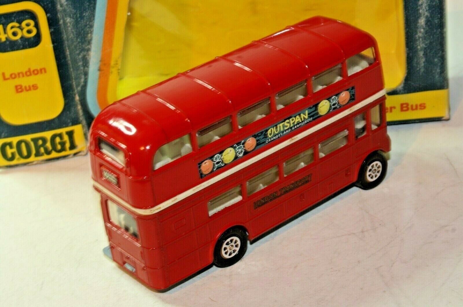 Corgi 468 Routemaster Bus,Outspan Livery, Mint Original Box | DB ...