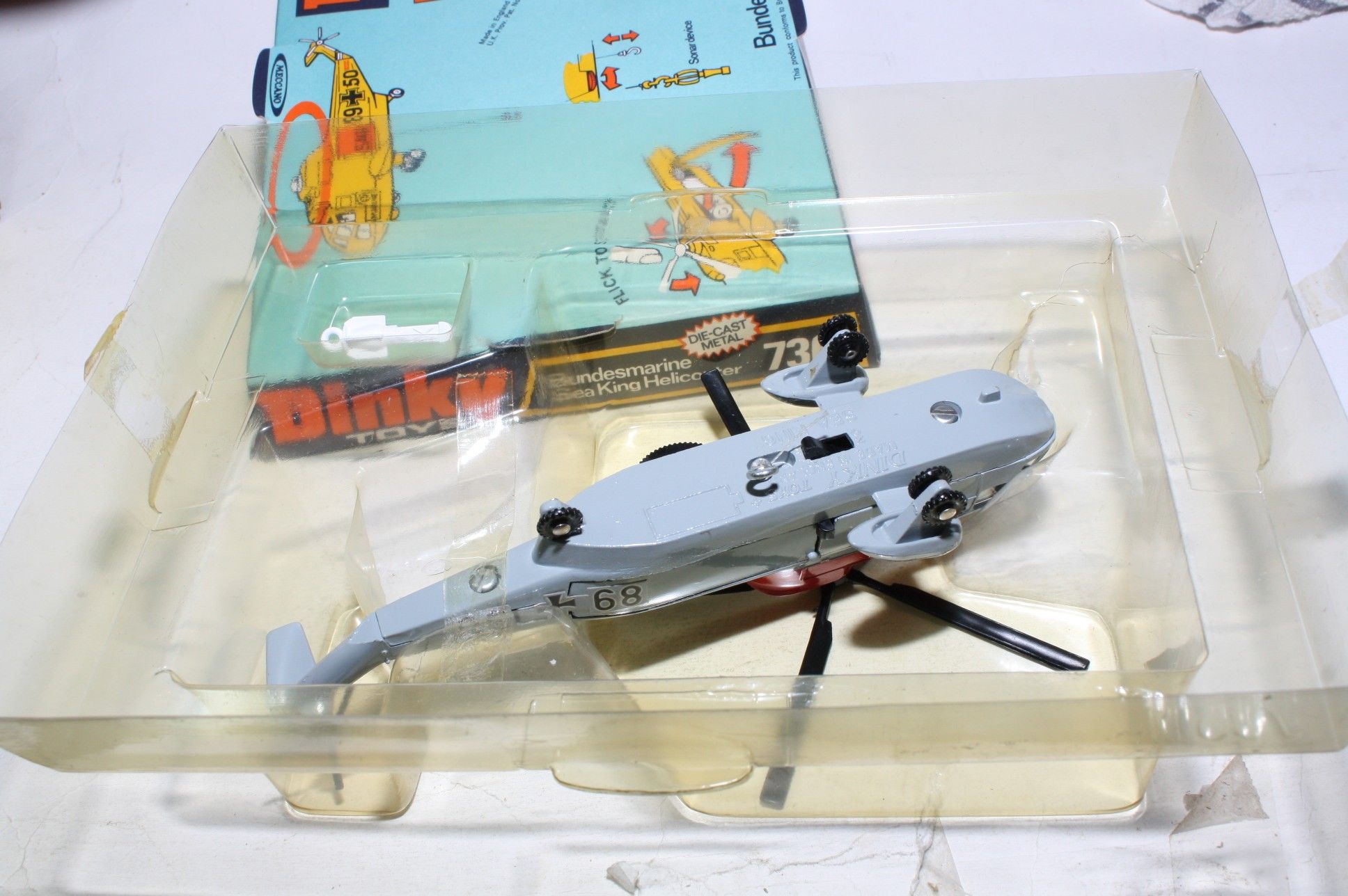 Dinky 736 Bundesmarine Sea King Helicopter, Mint in Original Pack | DB ...