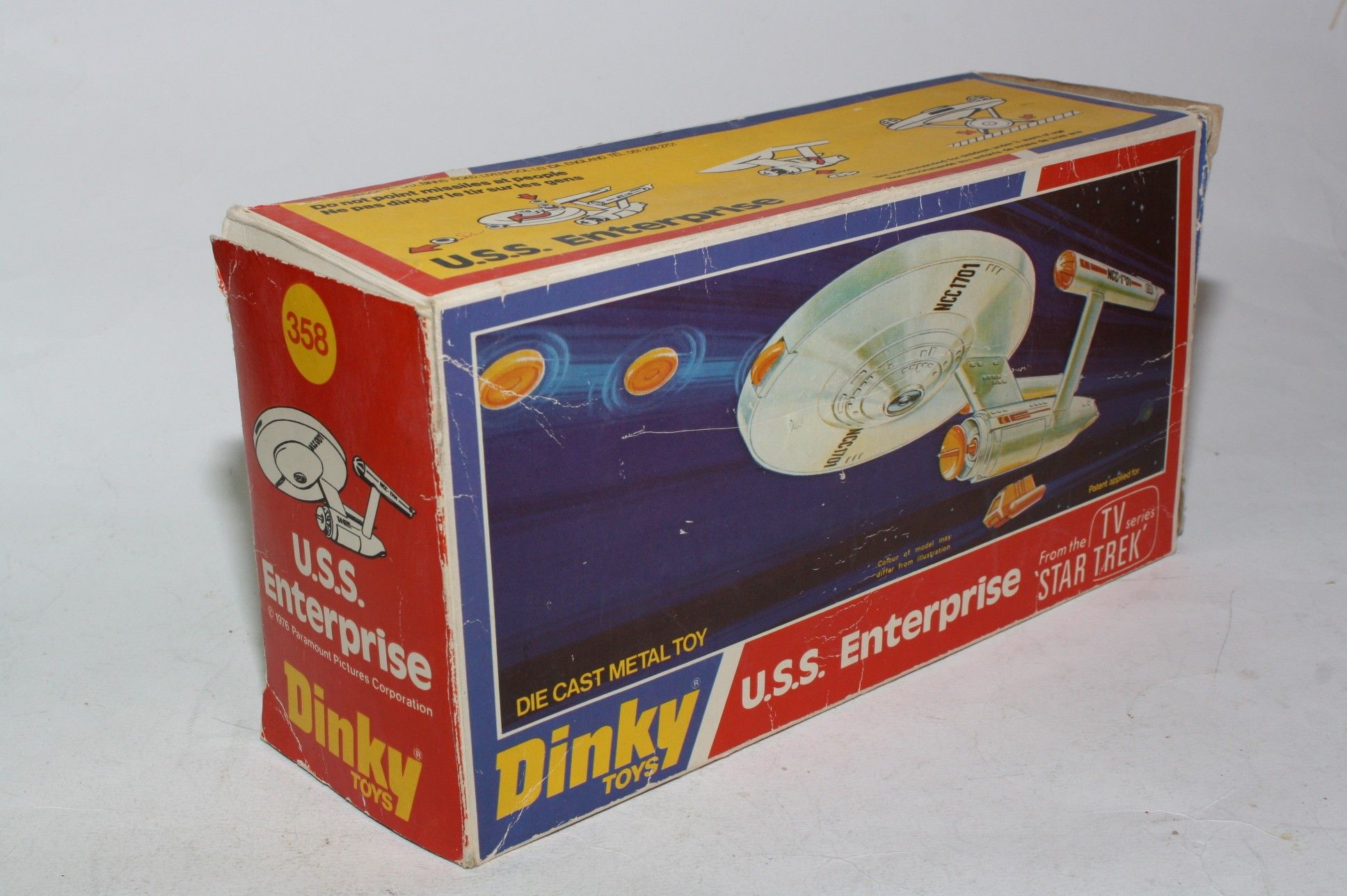 Dinky 358 USS Enterprise, VGC in Origiinal Box with Packing | DB ...