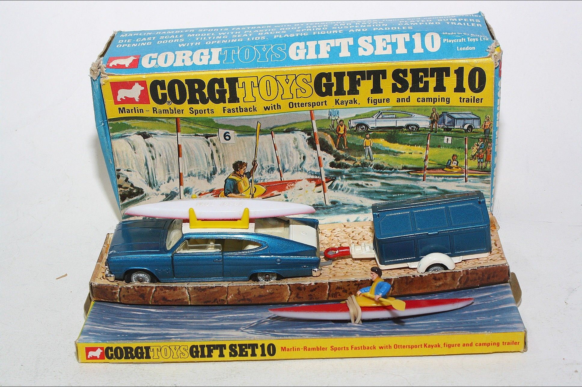 Corgi Gift Set 10 Rambler Marlin & Kayaks,VGC in Original Box | DB ...