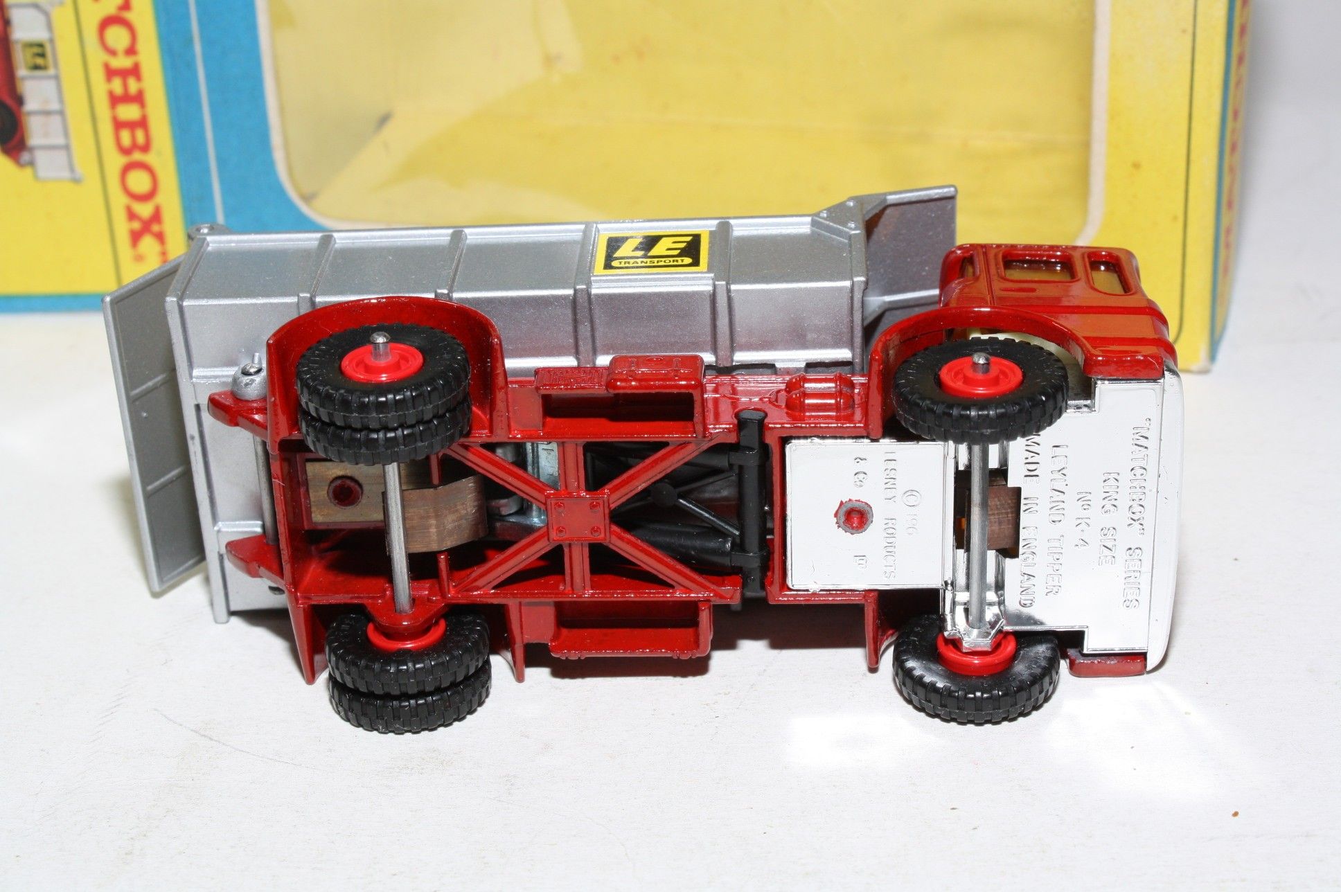 Matchbox Super Kings K-4 Leyland Tipper Truck, VNM in Original Box | DB ...