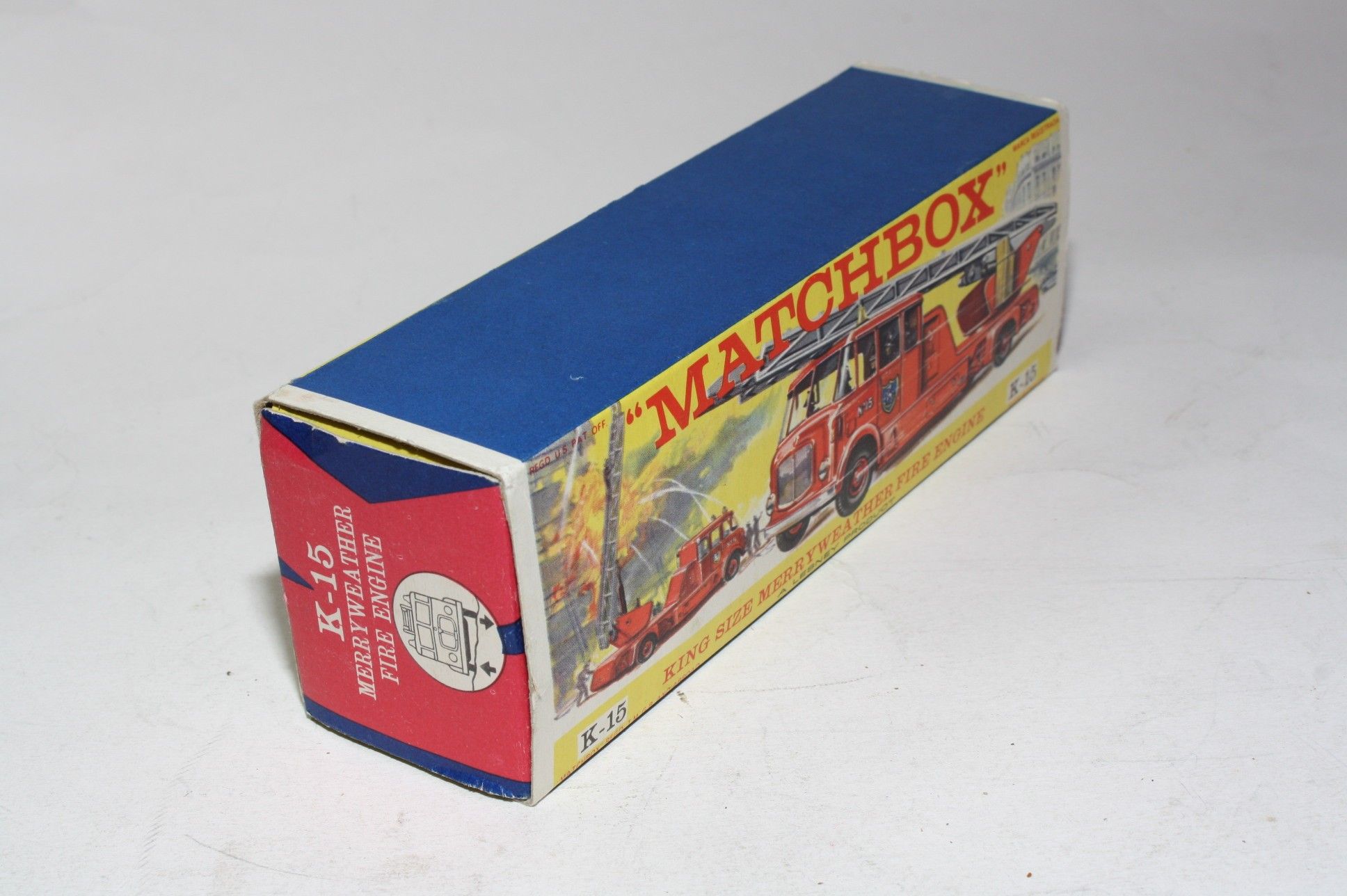 Matchbox K-15 Merryweather Fire Engine, VGC in VNM Box | DB Collectables