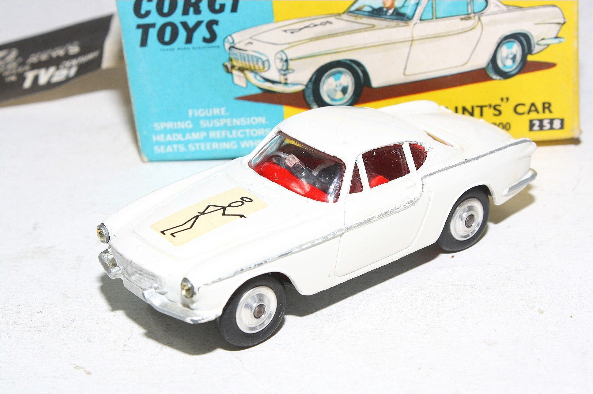Corgi 258 The Saints Volvo P1800, Superb in Original Box | DB Collectables