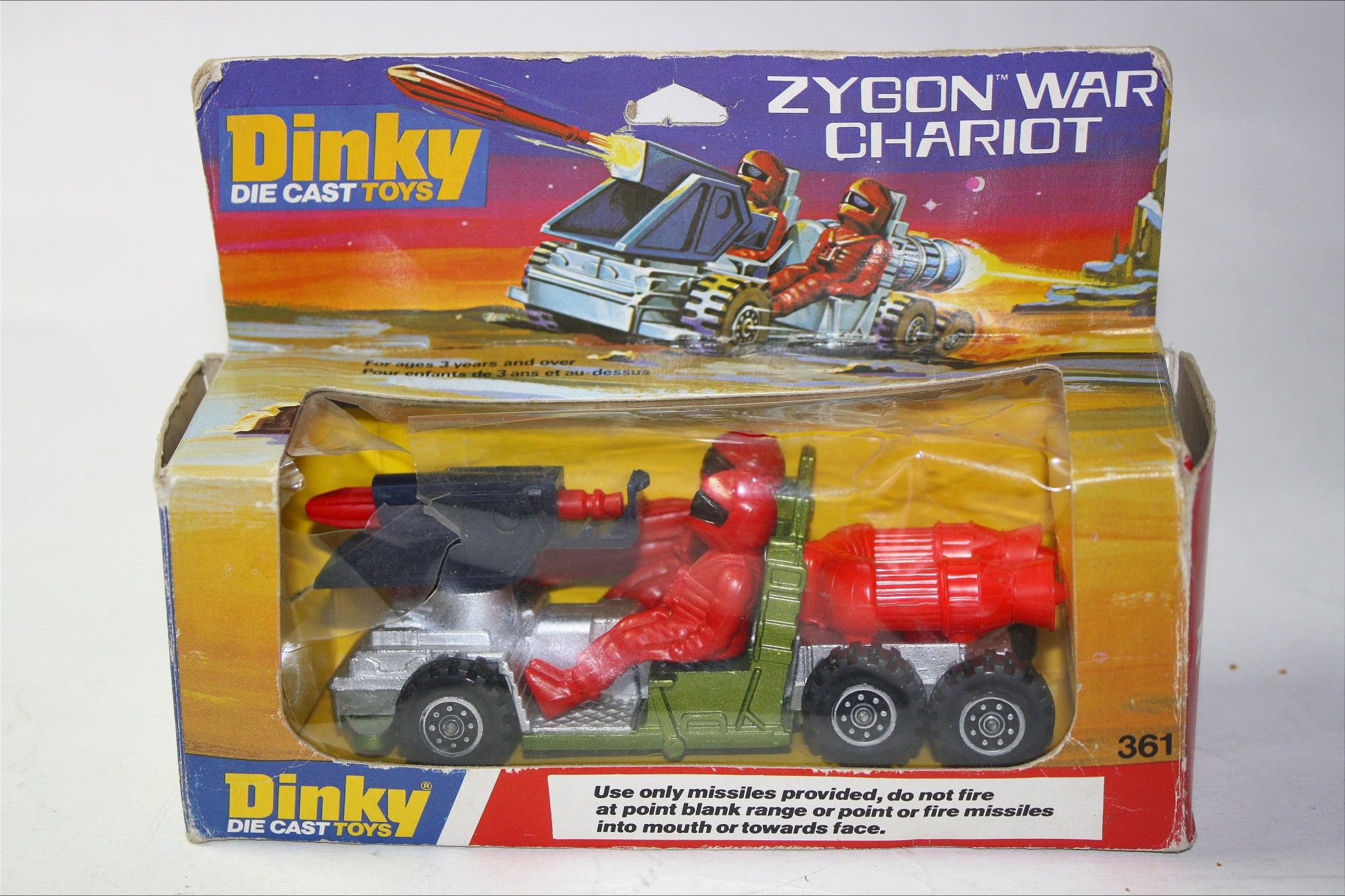 Dinky 361 Galactic War Chariot, Mint in Fair Original Box | DB Collectables