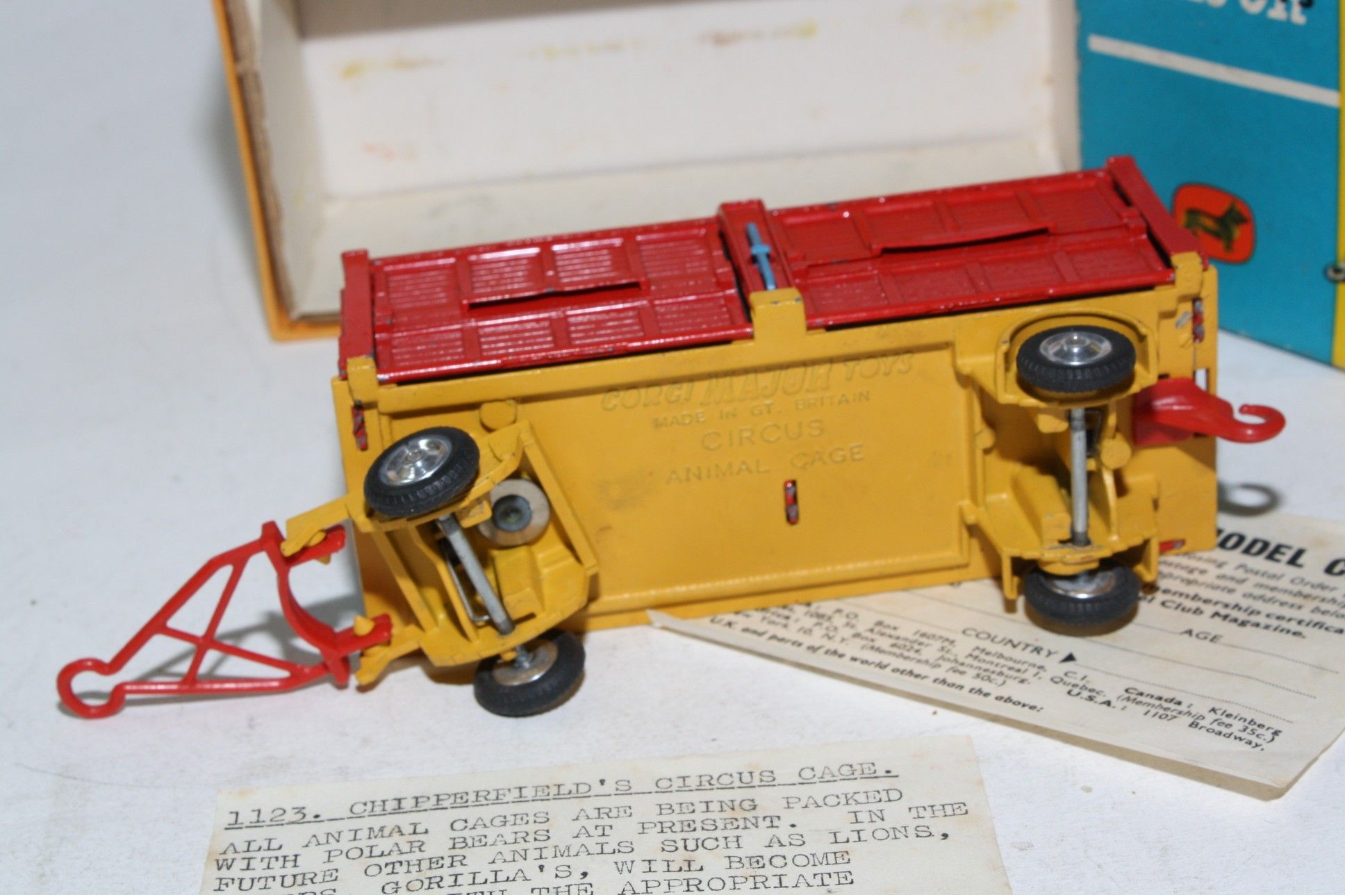 Corgi 1123 Chipperfields Animal Cage Superb in Good Original Box | DB ...