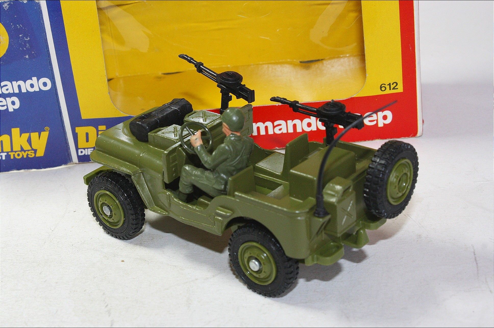 Dinky 612 Commando Jeep, Mint in Good Original Box | DB Collectables