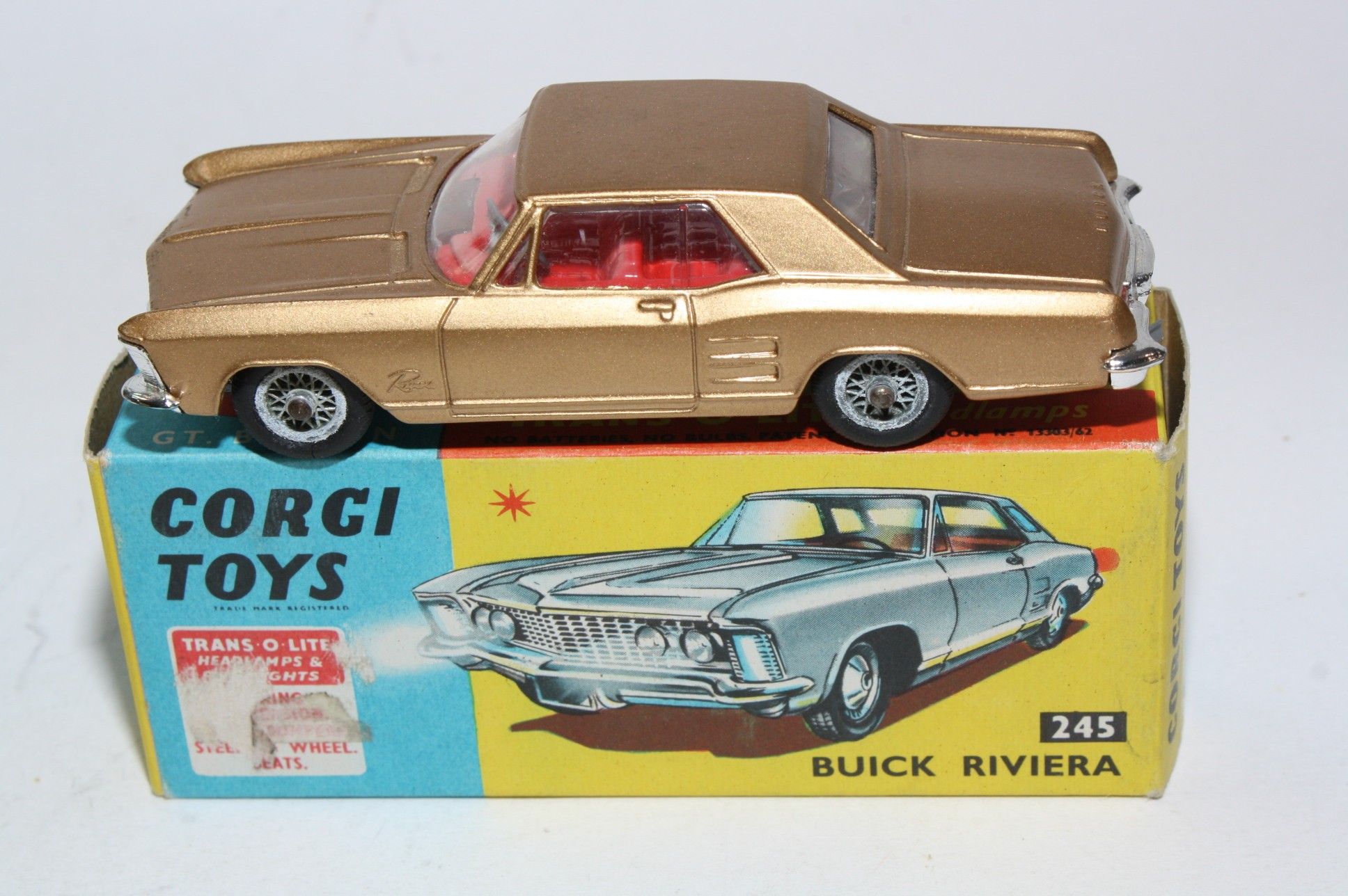 Corgi 245 Buick Riviera, VNM in Excellent Original BoxOriginal Box | DB ...