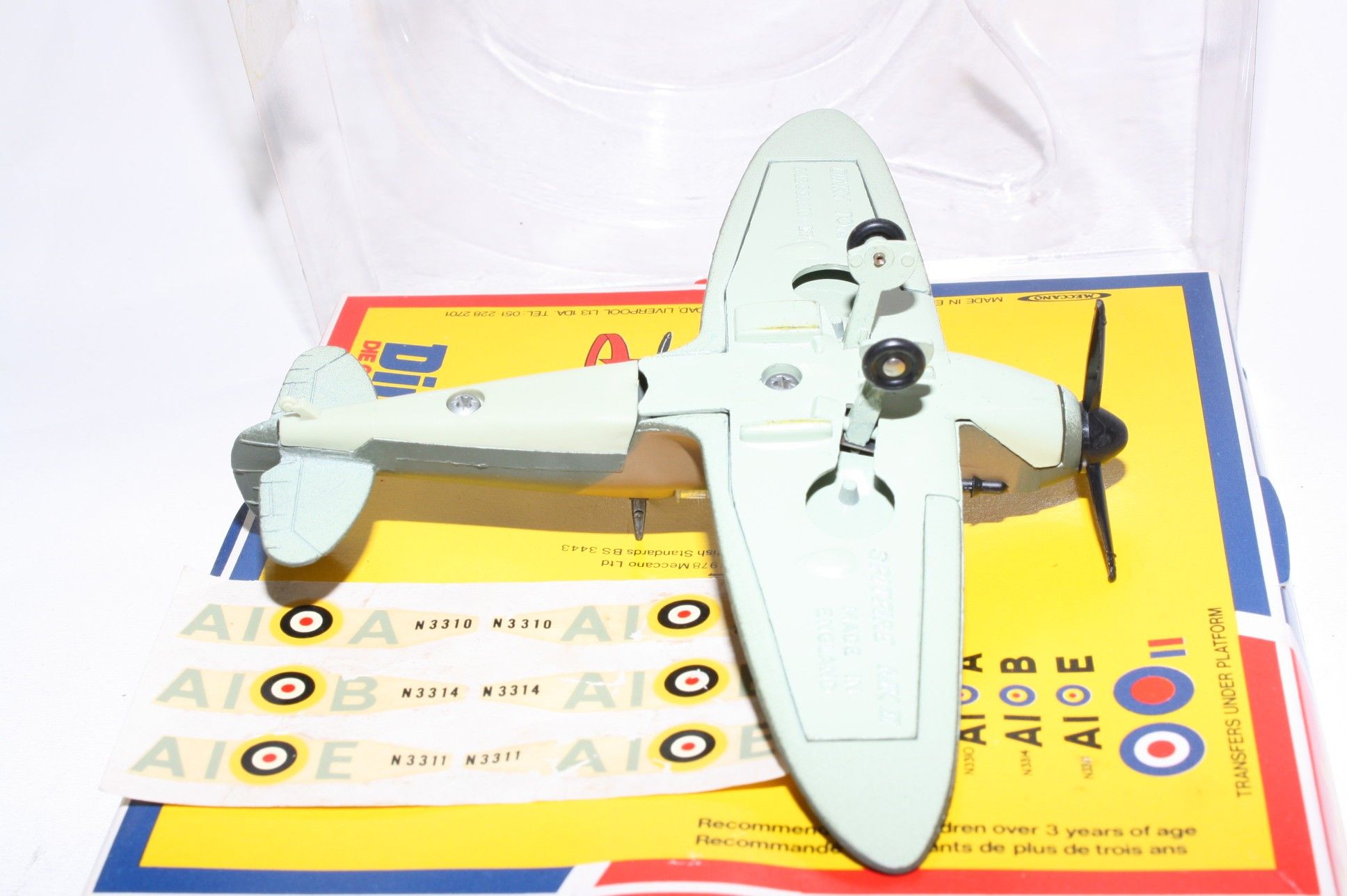 Dinky 741 Spitfire MkII, Mint in Good Original Pack | DB Collectables