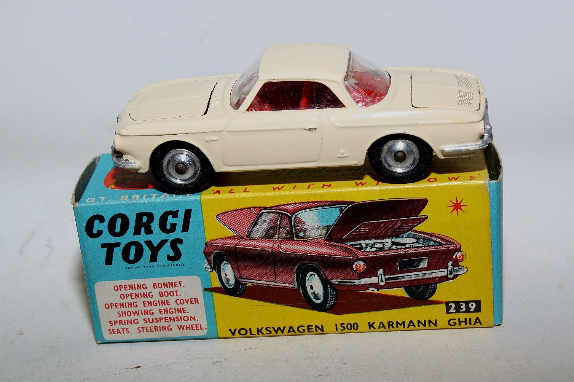 Corgi 239 VW Karmann Ghia, VNM in Excellent Original Box | DB Collectables