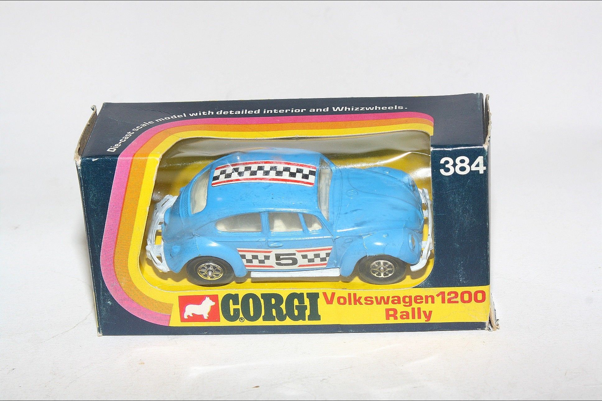 Corgi 384 VW Rally 1200 Rally, Mint in Good Original Box | DB Collectables