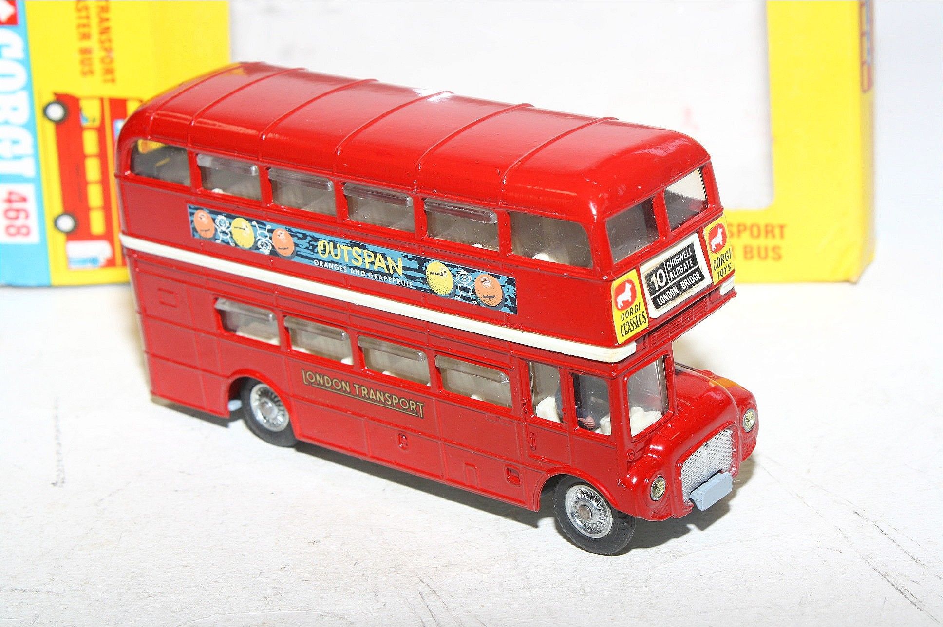 Corgi 468 London Transport Routemaster Bus, Mint in Window Box | DB ...