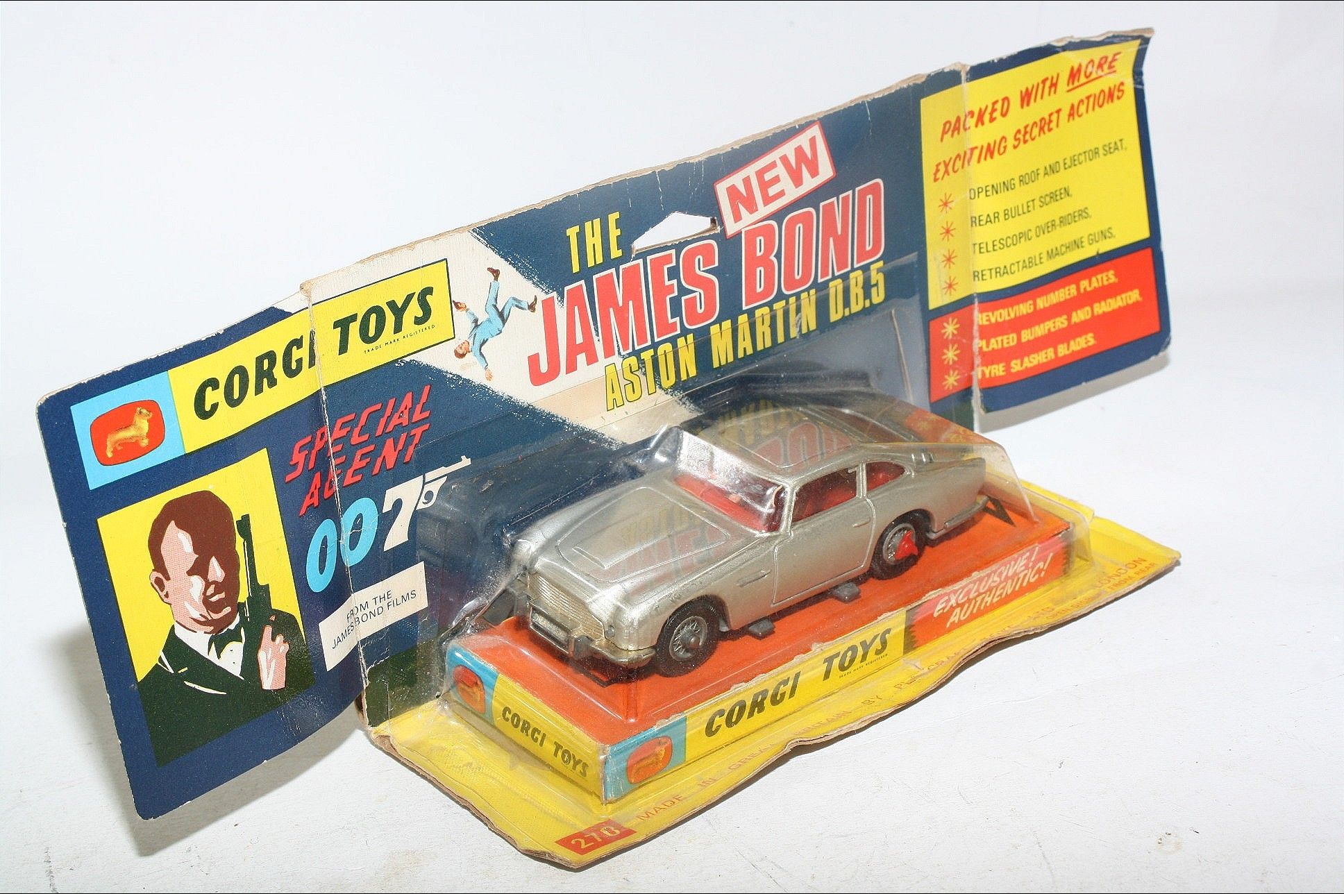 Corgi 270 James Bond Aston Martin DB5, Superb, All Complete in Original ...