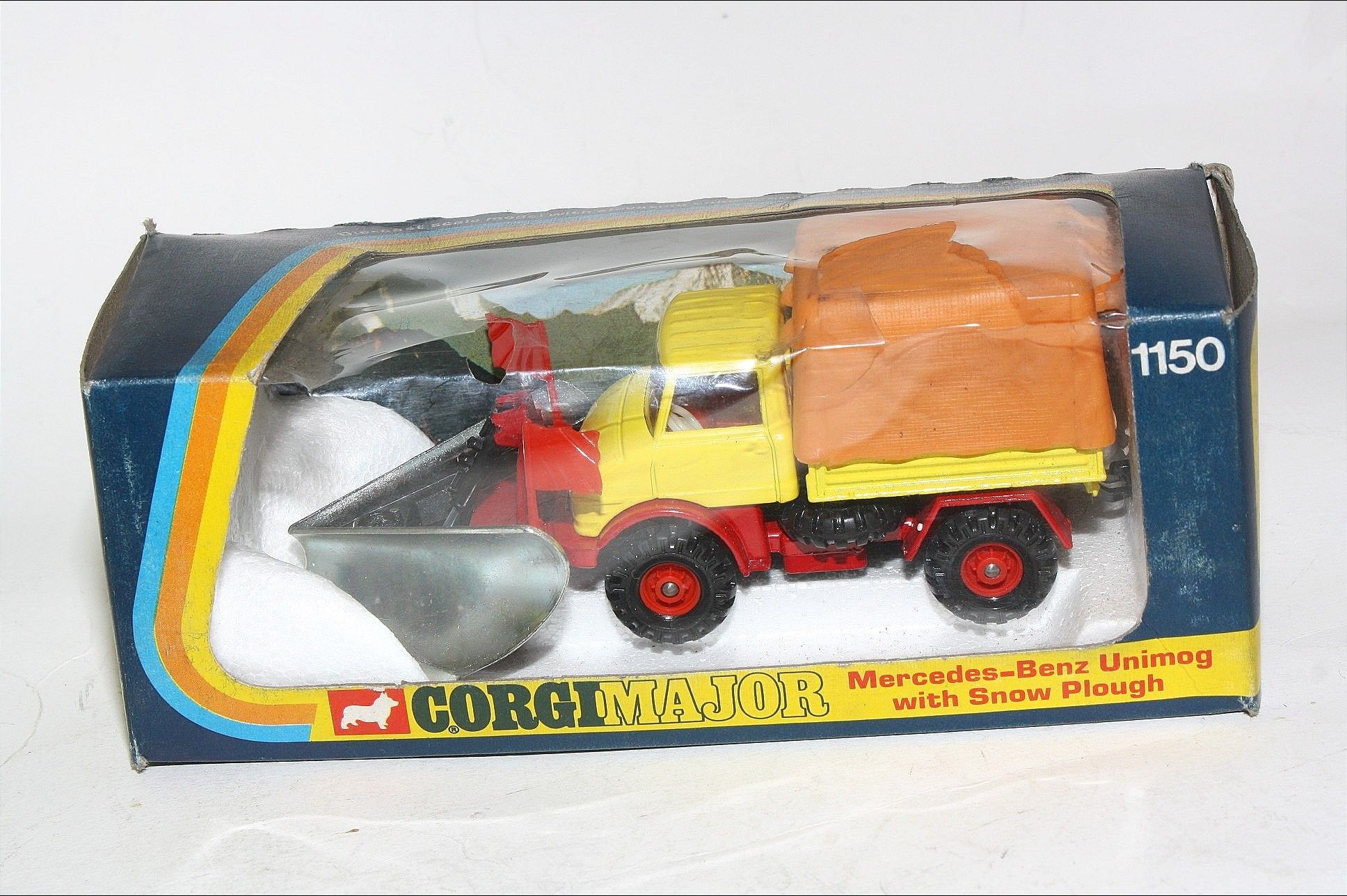Corgi 1150 Mercedes Unimog 406 with Snow Plough, Mint in Original Box ...