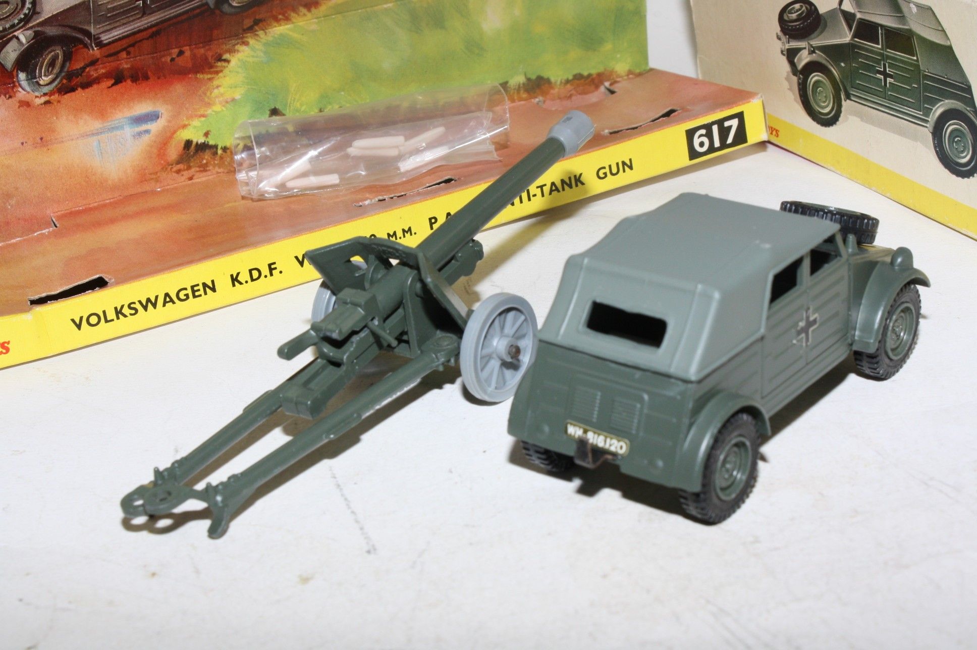 Dinky VW 617 KDF with PAK Anti Tank Gun, VNM in Original Box | DB ...