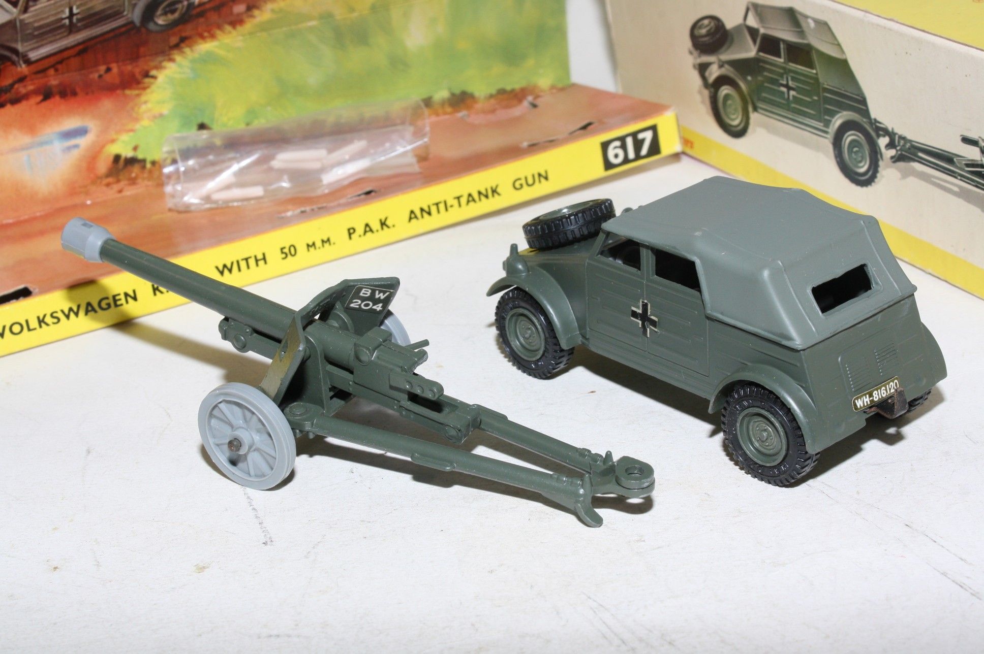 Dinky VW 617 KDF with PAK Anti Tank Gun, VNM in Original Box | DB ...