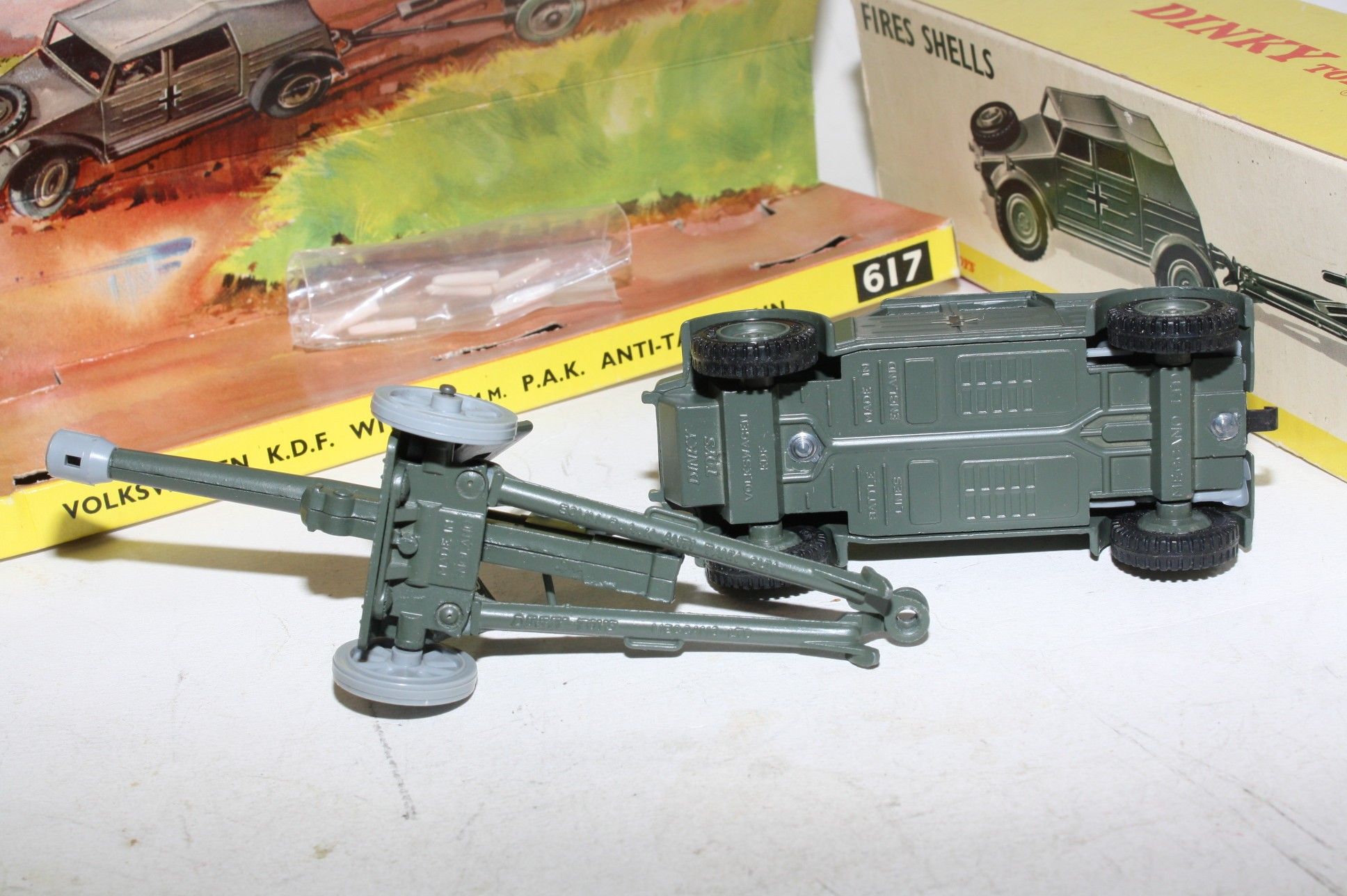 Dinky VW 617 KDF with PAK Anti Tank Gun, VNM in Original Box | DB ...
