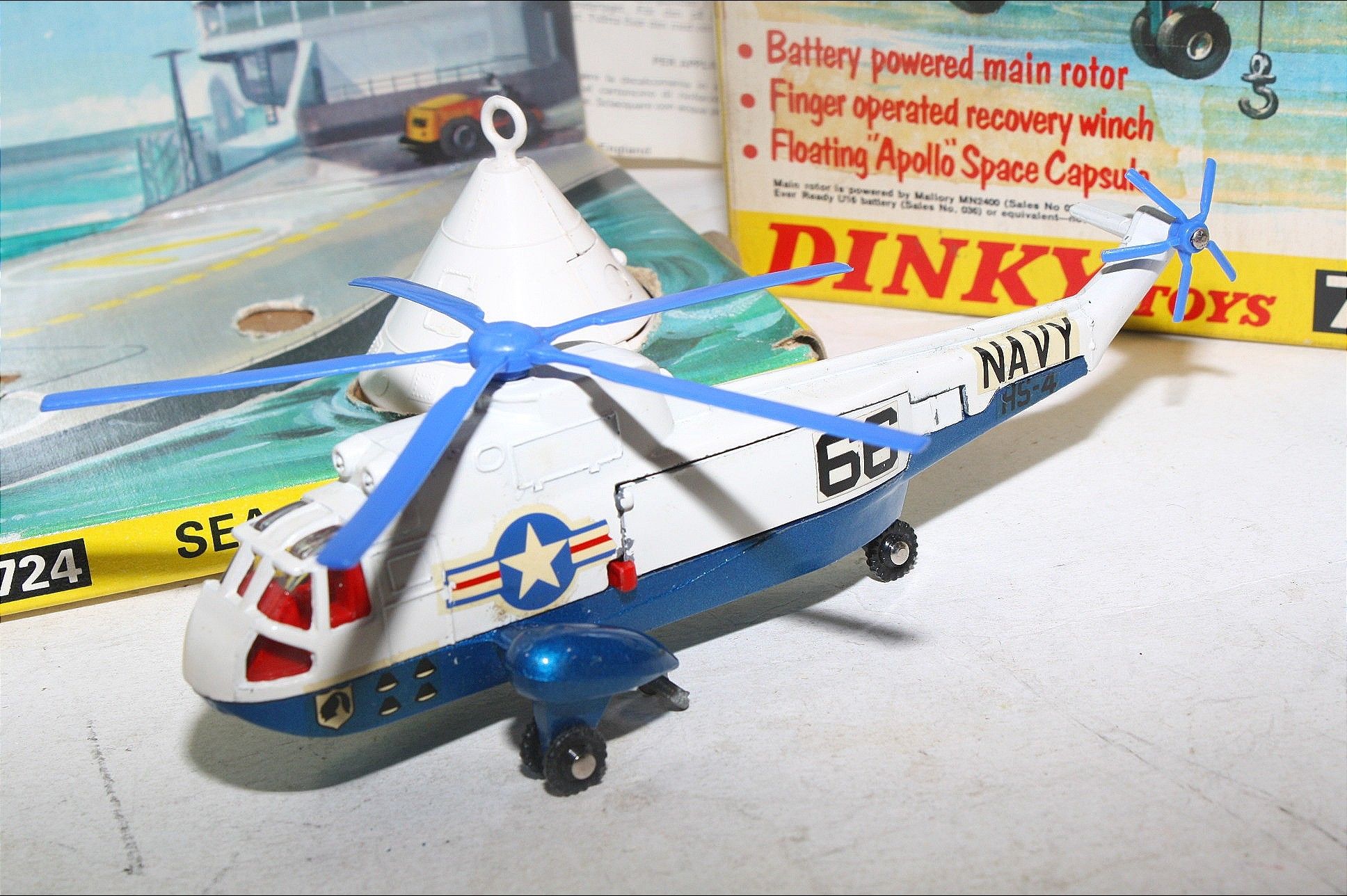 Dinky 724 Sea King Helicopter, Good Condition in Original Box | DB ...