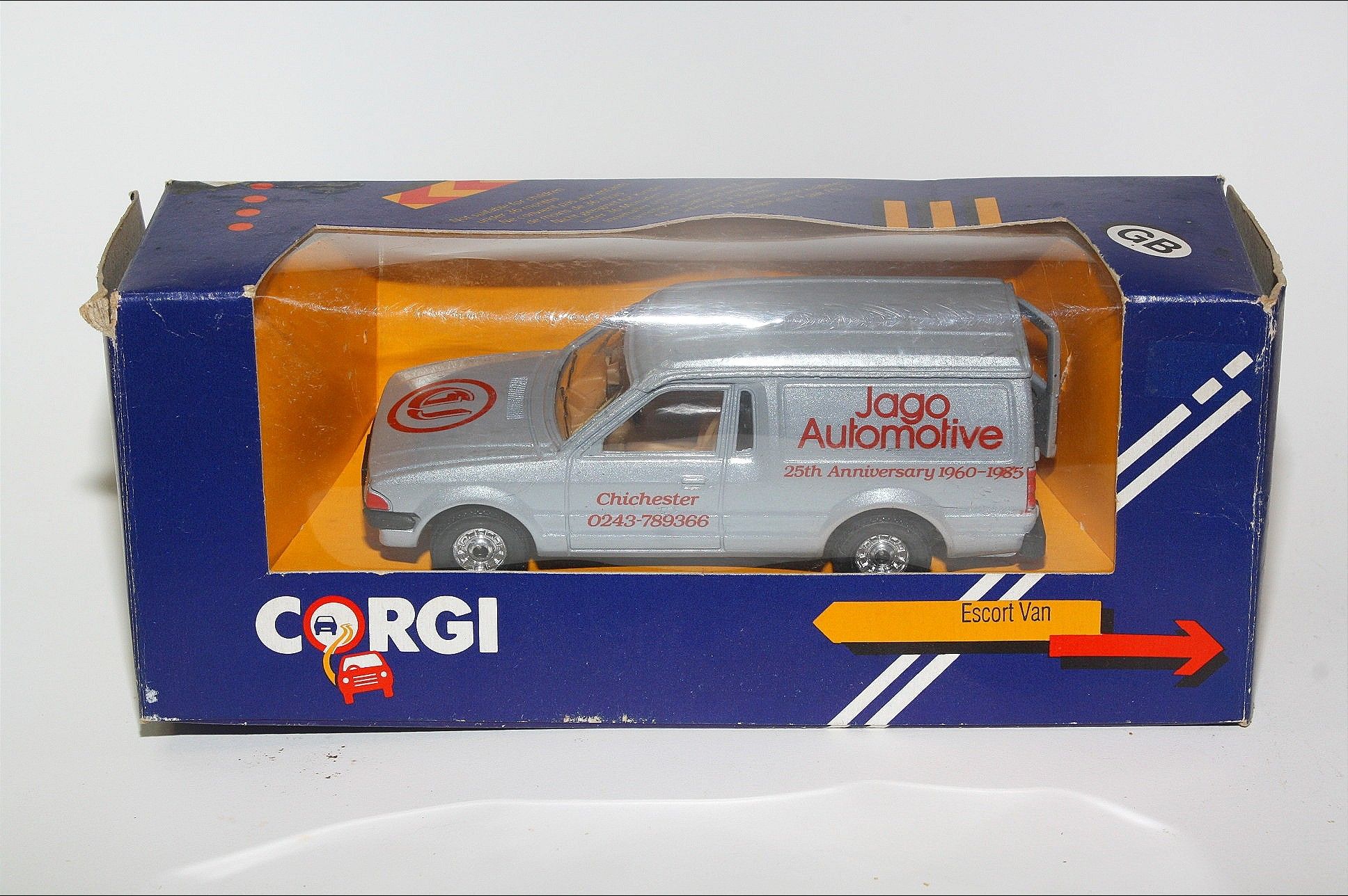 Corgi Ford Escort Van C549 Jago Automotive 25th Anniversary Livery. MIB ...