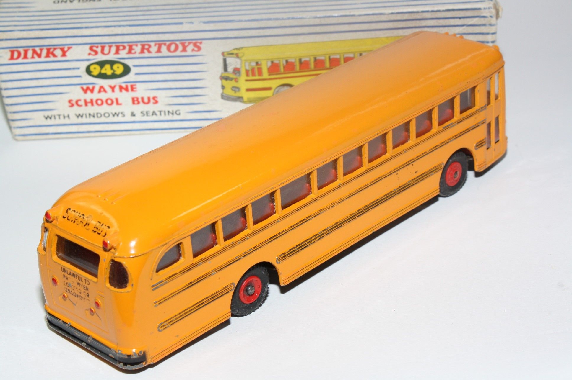 Dinky 949 Wayne School Bus, VGC in Good Original Box | DB Collectables