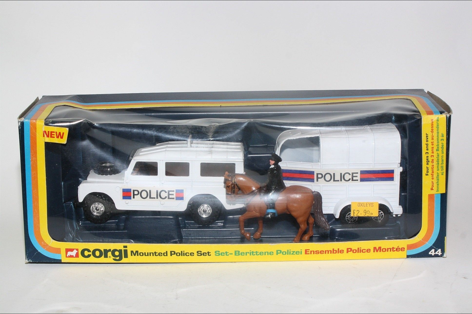 Corgi 44 Police Land Rover and Horse Box, MIB | DB Collectables