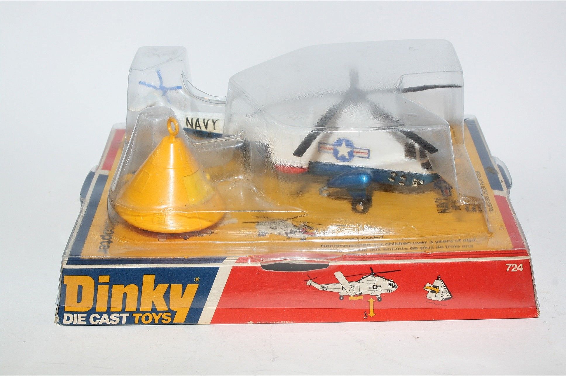 Dinky 724 Sea King Helicopter, VNM in Bubble Box | DB Collectables