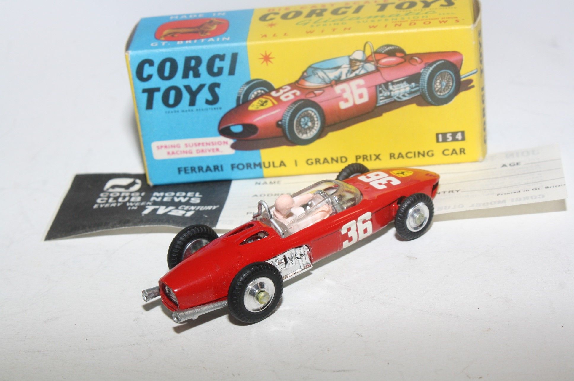 Corgi 154 Ferrari F1, VNM in Mint Original Box | DB Collectables