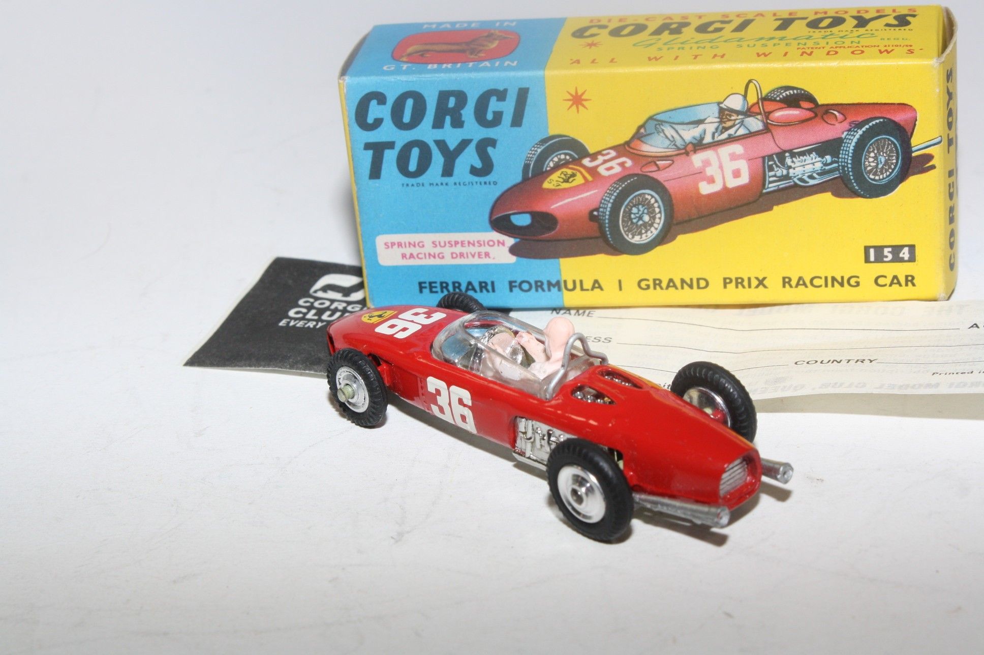 Corgi 154 Ferrari F1, VNM in Mint Original Box | DB Collectables