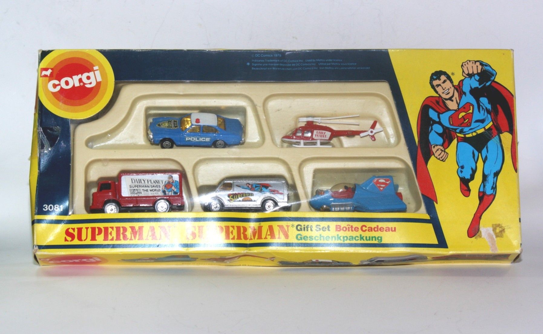 Corgi Juniors 3081 Superman Gift Set, All Mint in Original Box | DB ...
