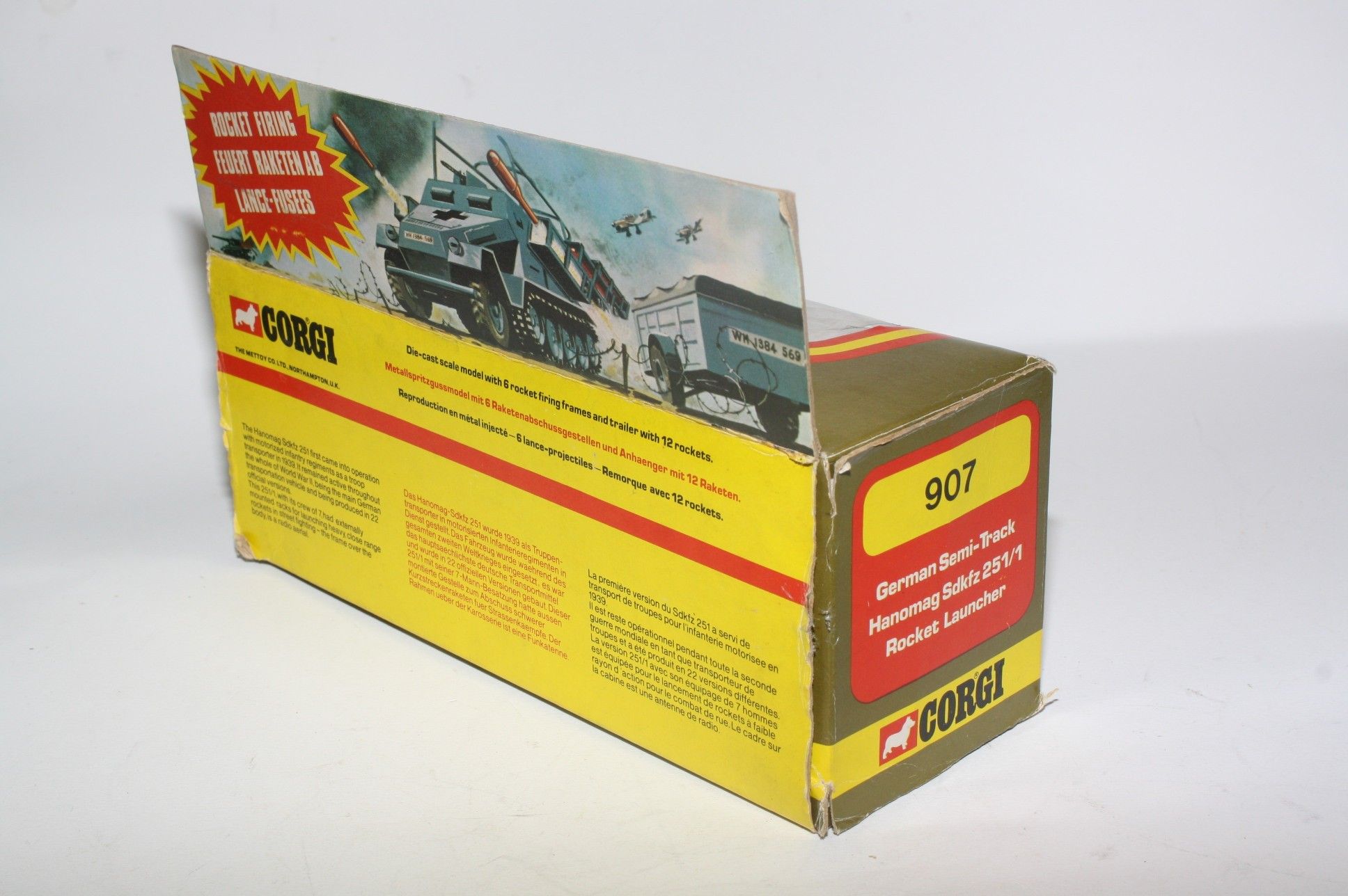 Corgi 907 Sdkfz Rocket Launcher, VGC in Original Box | DB Collectables