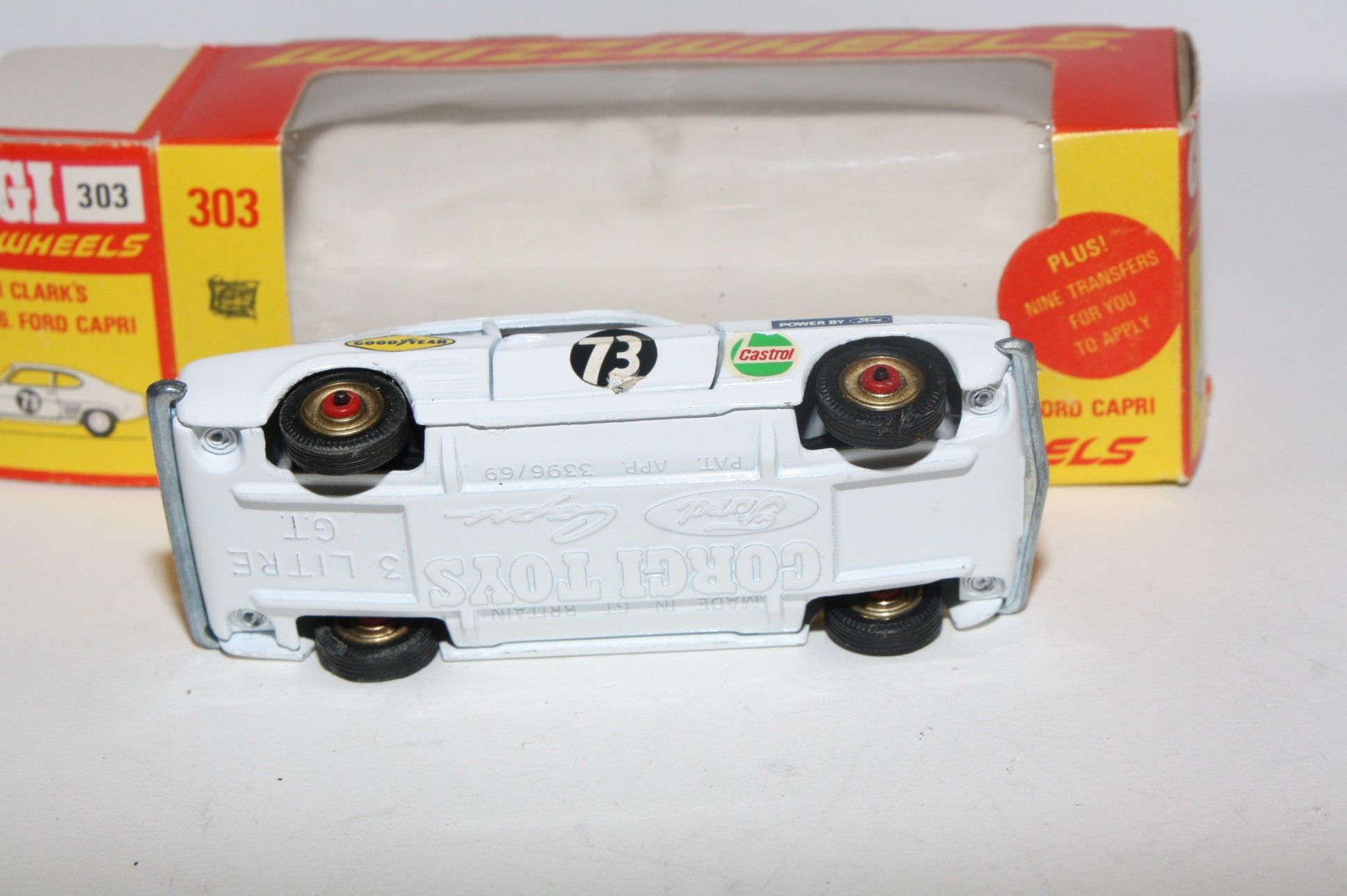 Corgi 303 Roger Clark's Mk1 Ford Capri V6, Red Spot, VNm in VNM ...