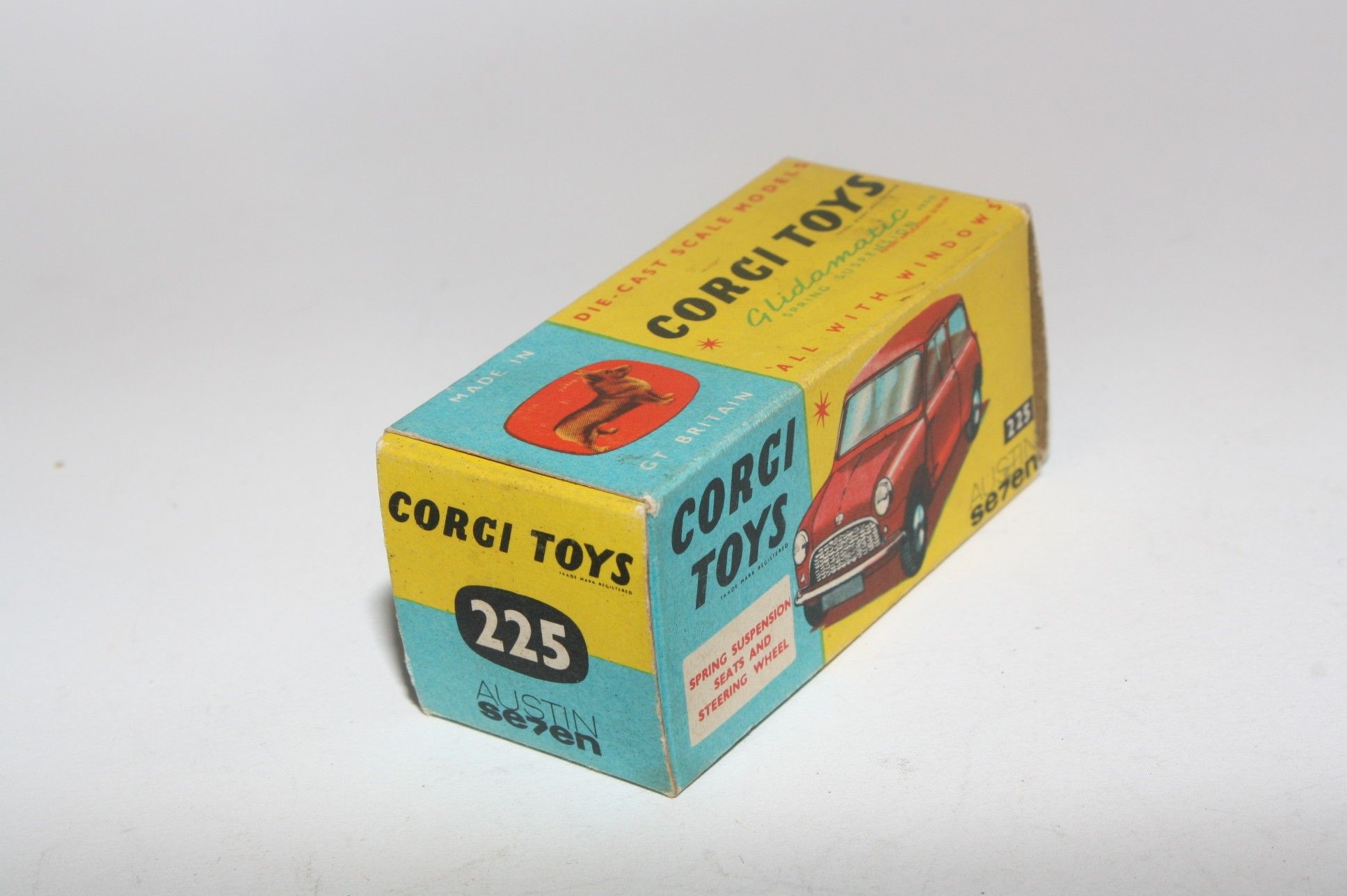 Corgi 225 Austin Mini Seven, VNM in Good Original Box | DB Collectables