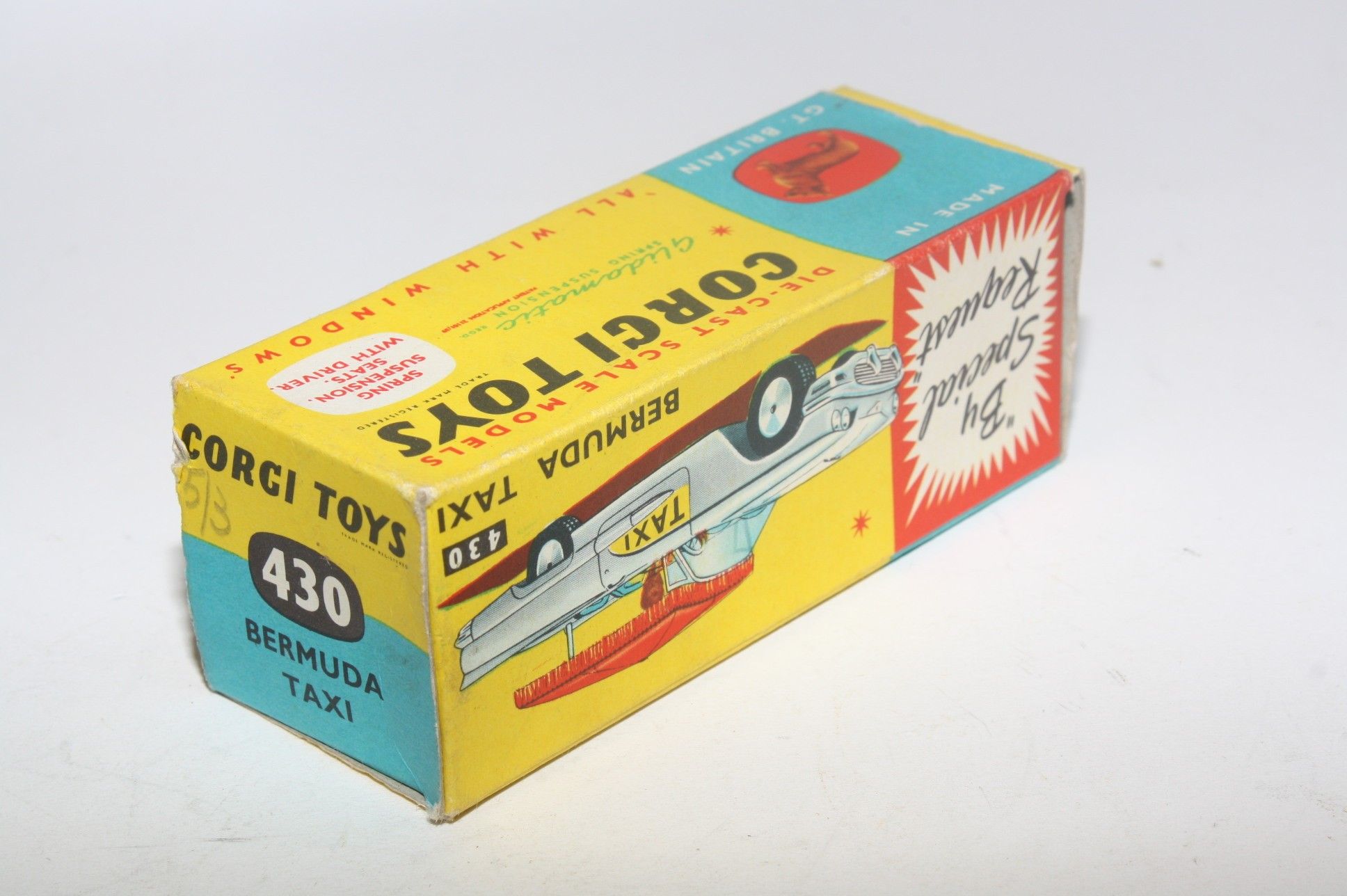 Corgi 430 Bermuda Taxi, VNM in Good Original Box | DB Collectables